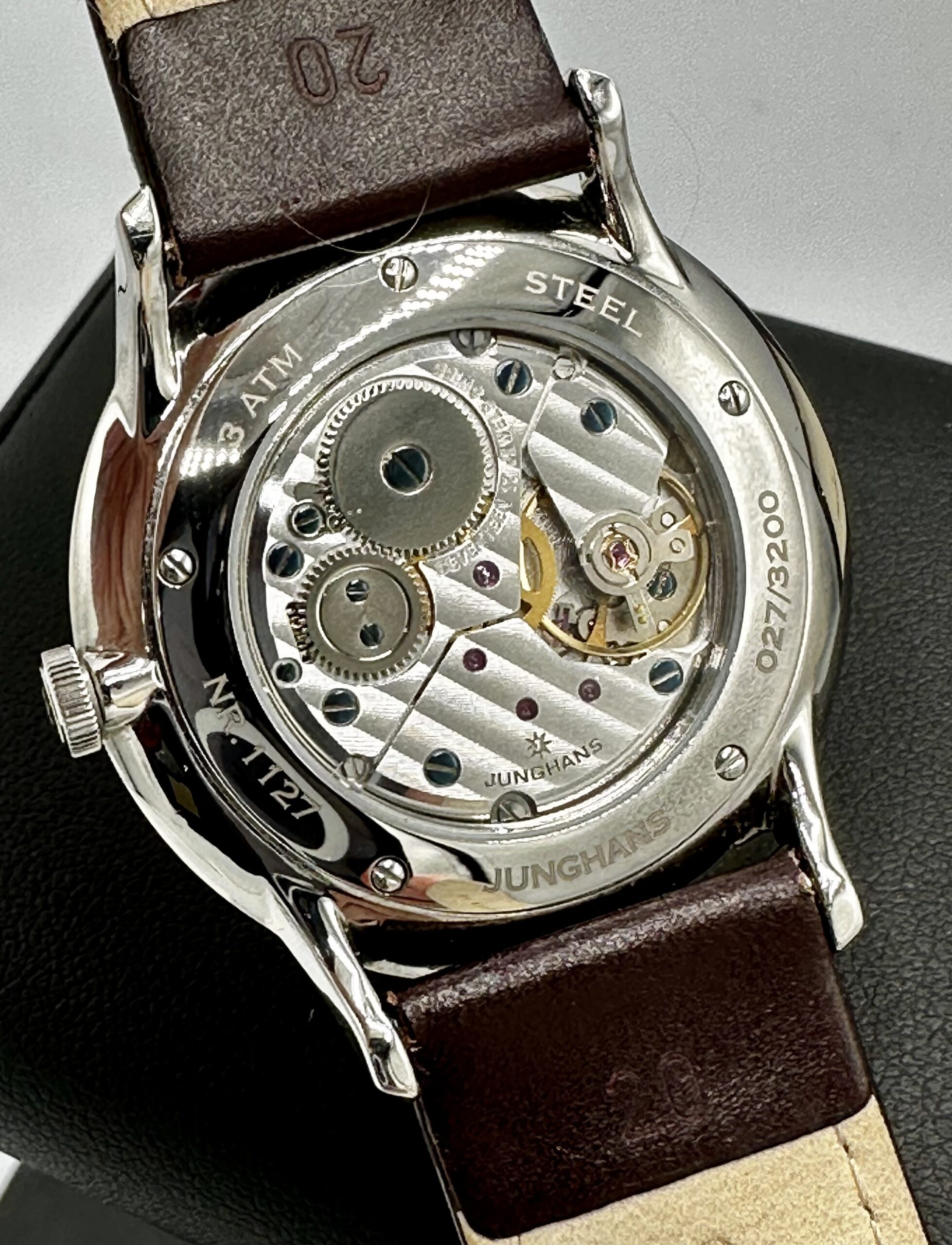 Junghans Meister Handaufzug 38mm German Mechanical Handwound Stainless ...