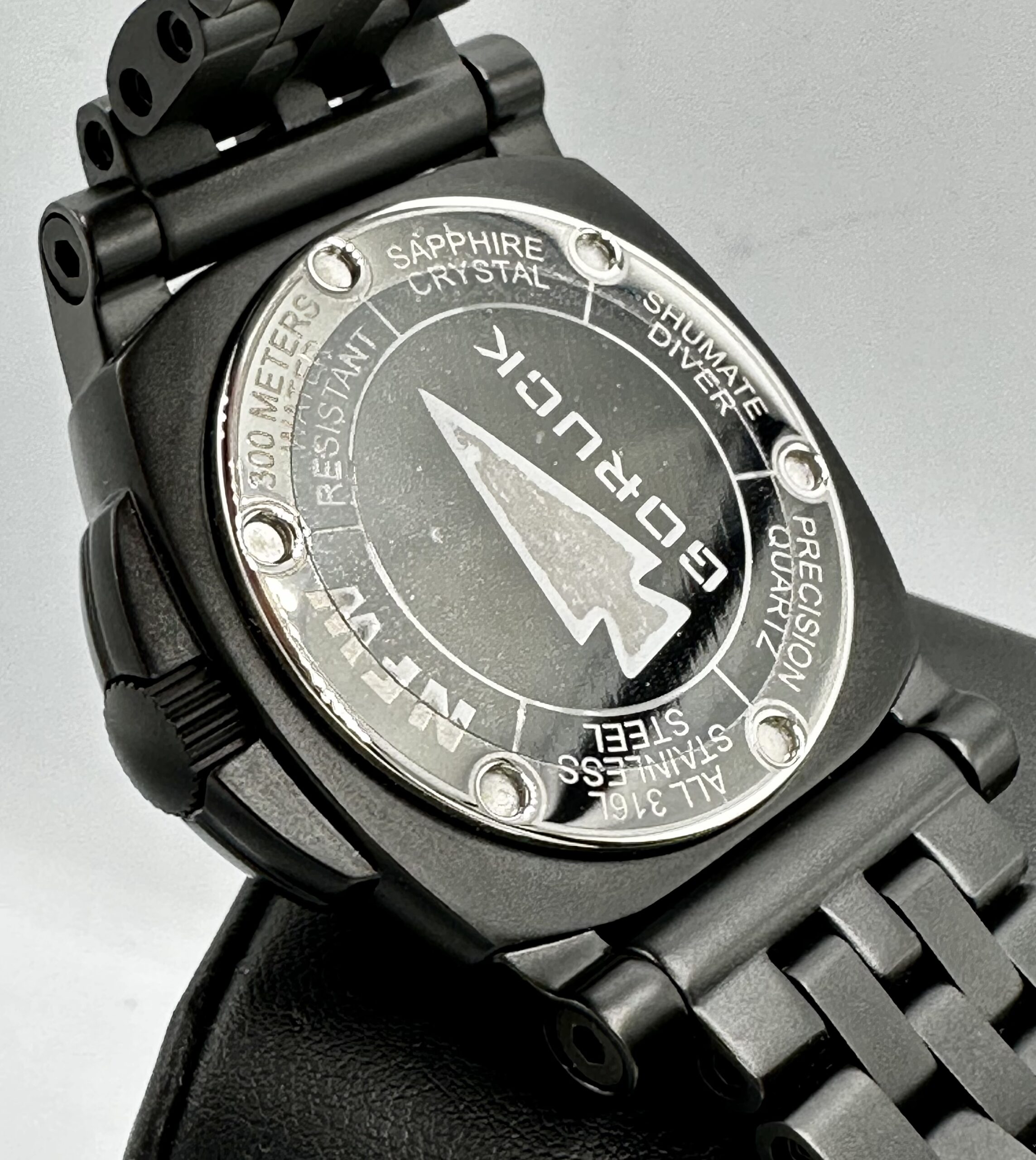 NFW Shumate GoRUCK Special Edition Shumate 300m Diver 44mm Black Steel SOLD OUT - The Sutor House