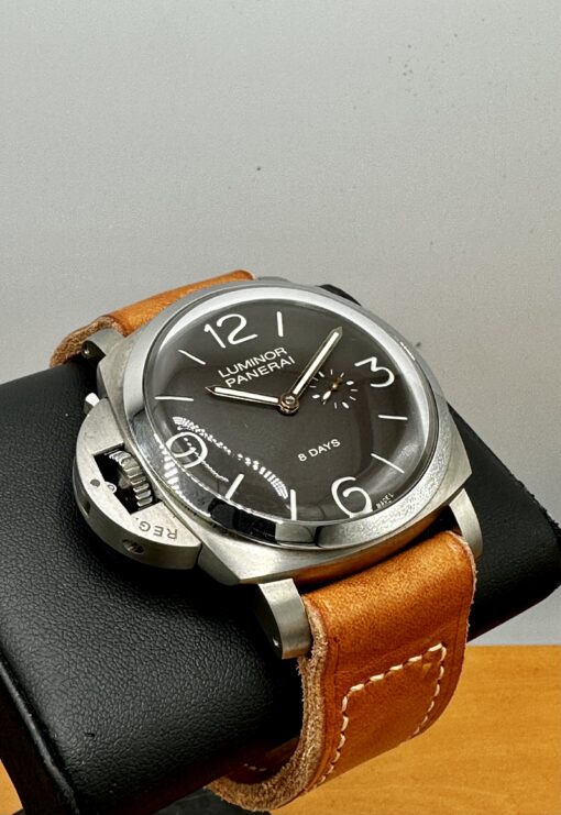 PANERAI LUMINOR 1950 8 DAYS DESTRO SPECIAL EDITION PAM 368 TITANIUM ...