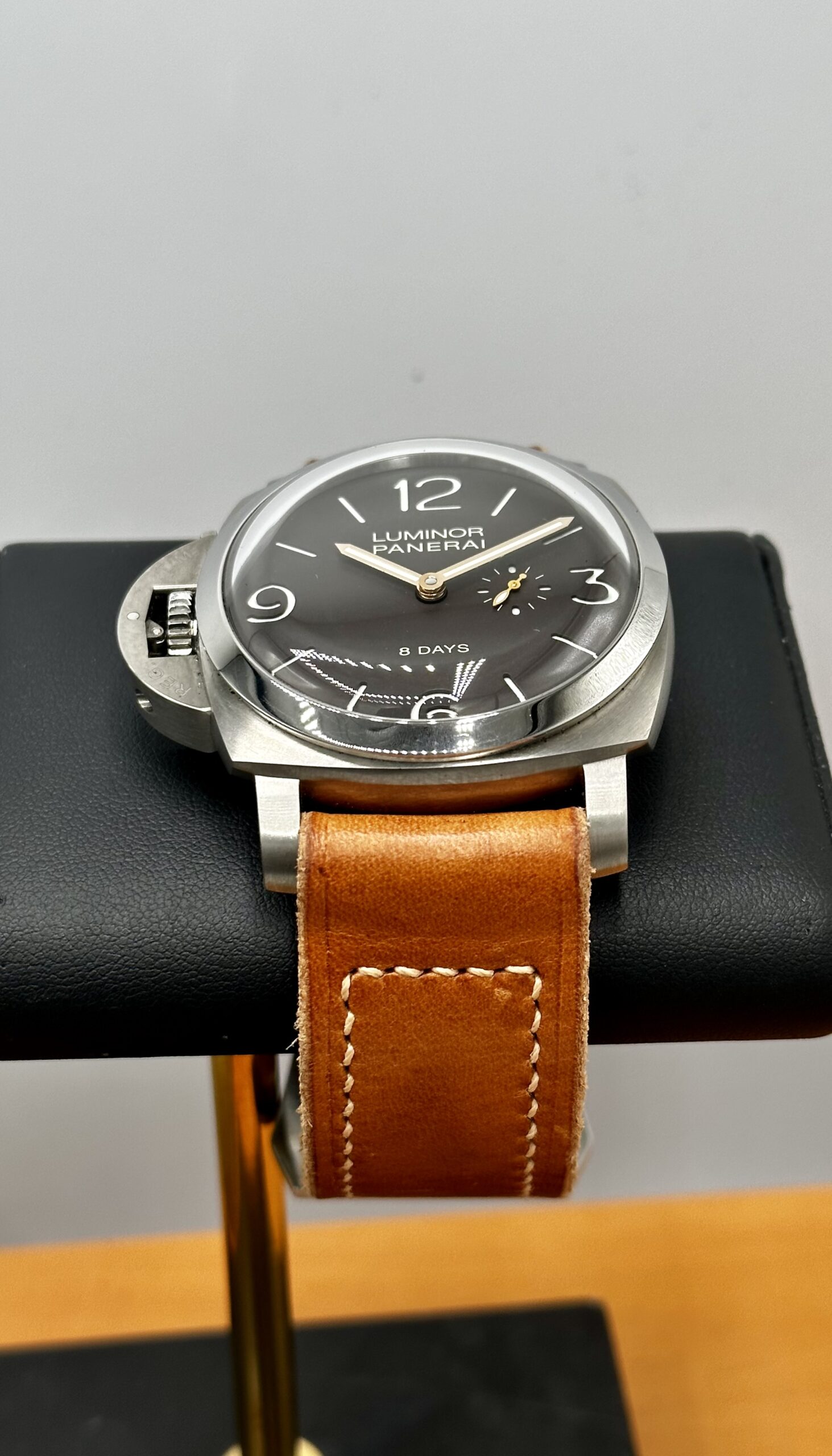 PANERAI LUMINOR 1950 8 DAYS DESTRO SPECIAL EDITION PAM 368 TITANIUM ...