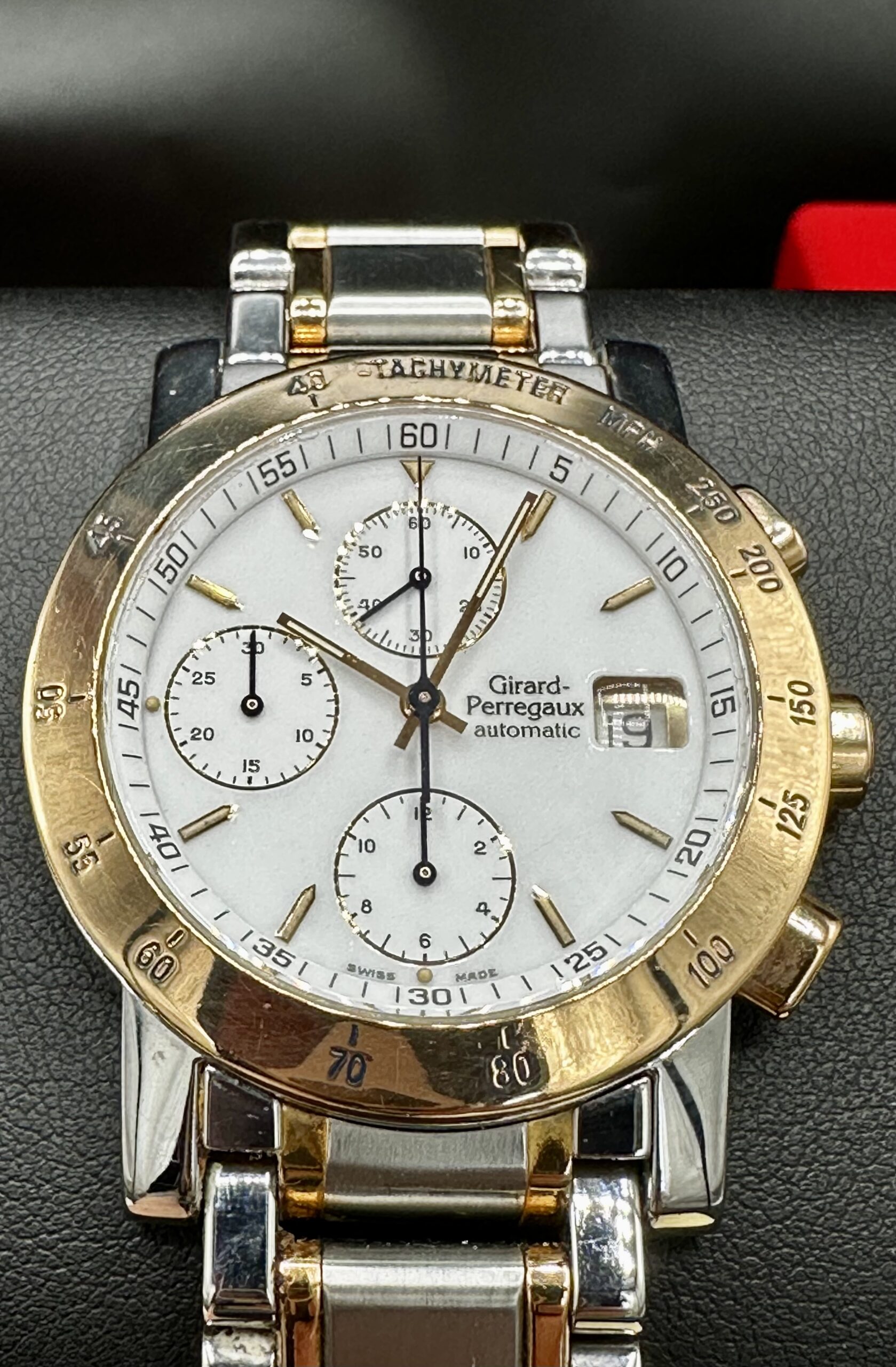 Girard-Perregaux GP7000 Chronograph 38mm Swiss Automatic 18k Gold Bezel ...