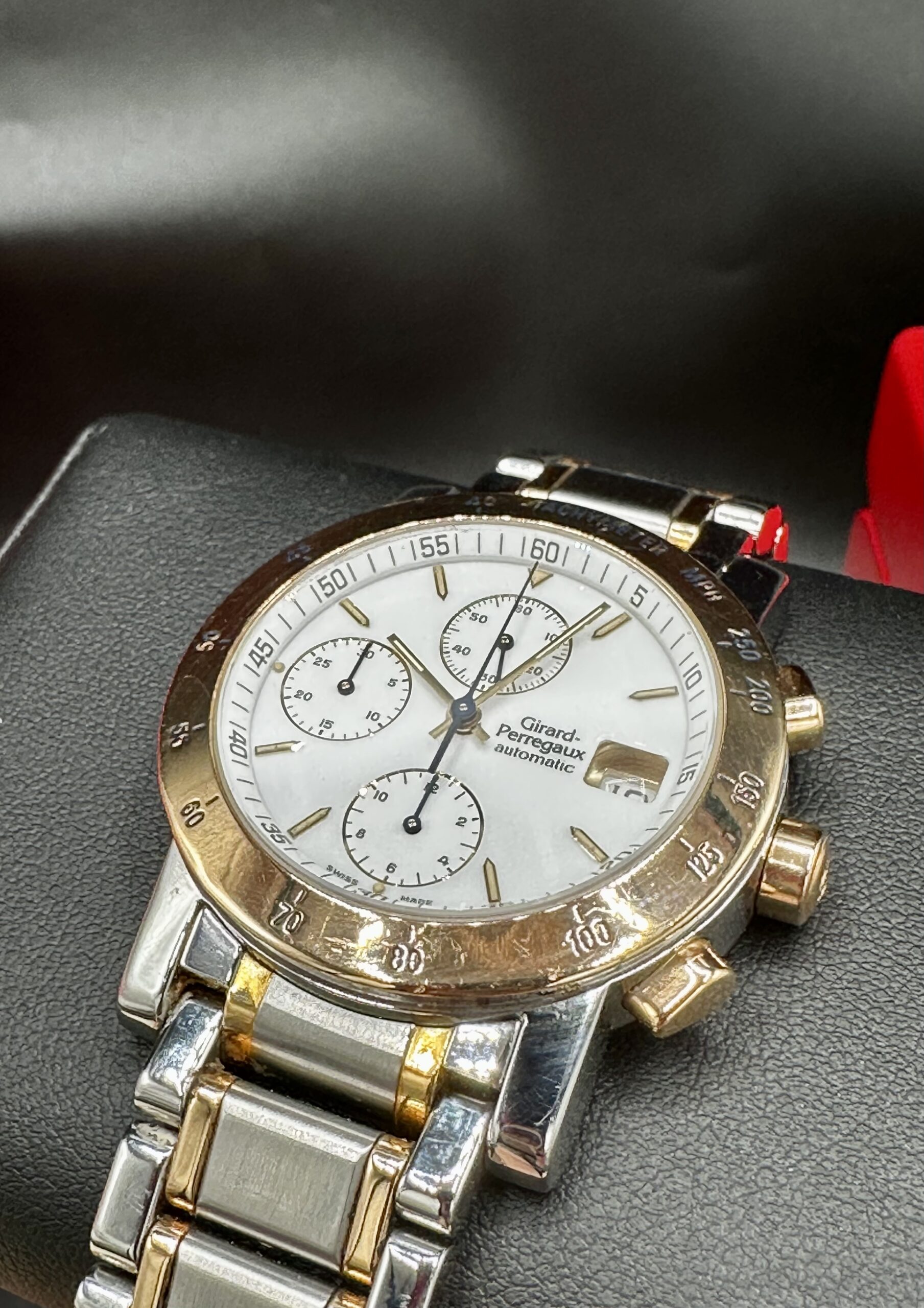 Girard-Perregaux GP7000 Chronograph 38mm Swiss Automatic 18k Gold Bezel ...