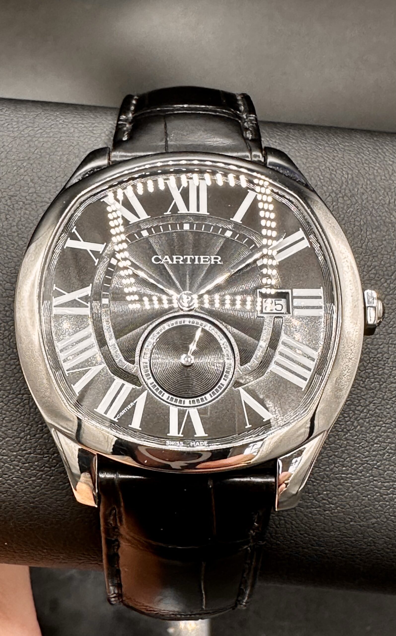Cartier Drive de Cartier Black Dial Small Seconds Swiss Automatic 40mm ...
