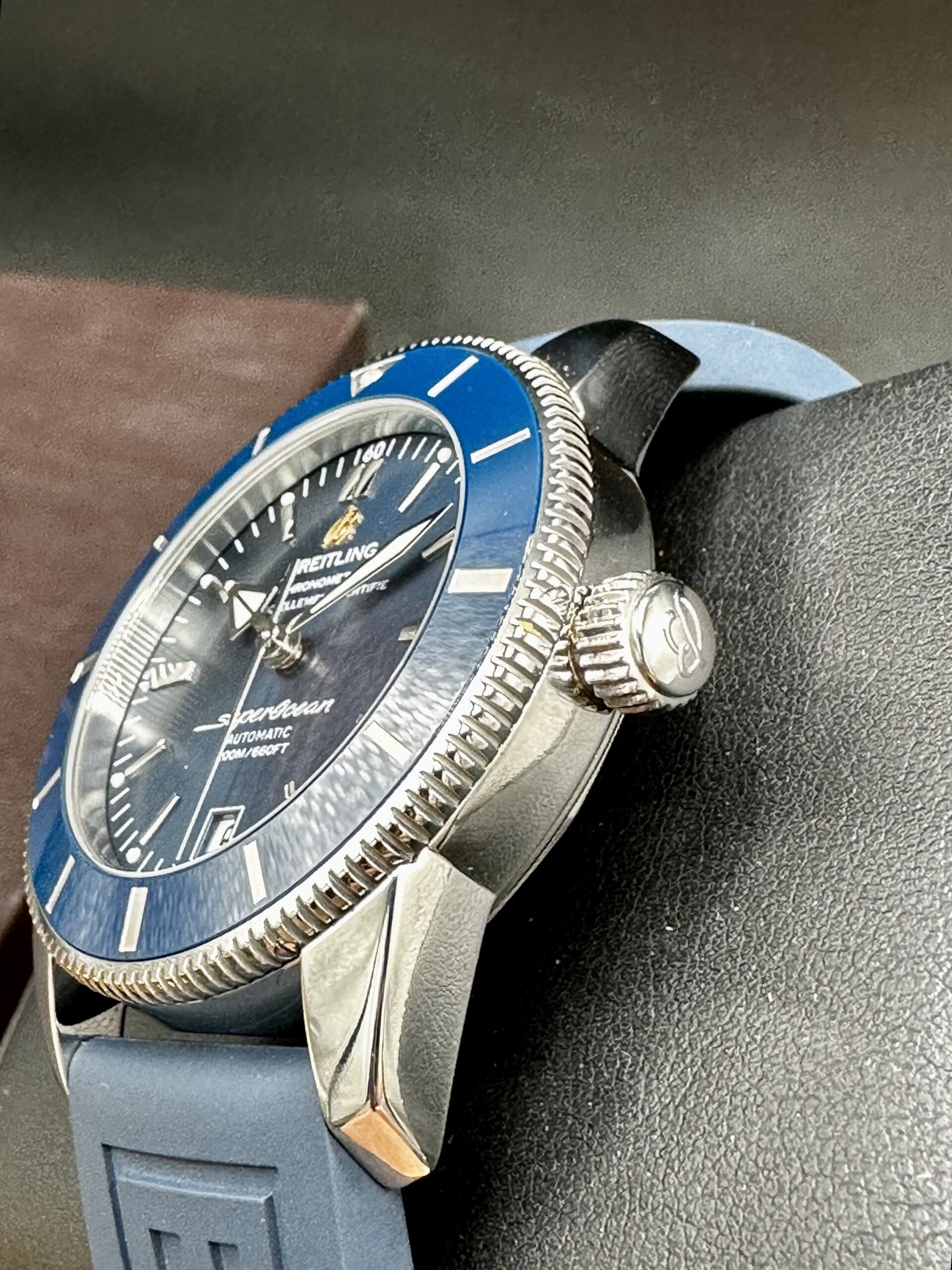 BREITLING Superocean Heritage B20 Special Blue Dial 42mm Swiss ...