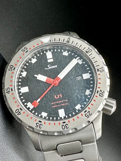 Sinn U1-T Fully Tegimented Submarine Steel 44mm 1000m Diver Bracelet Automatic - The Sutor House