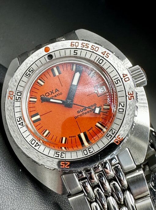 DOXA SUB 300 Professional Orange Dial 42.5mm SWISS AUTOMATIC 300m Diver ...