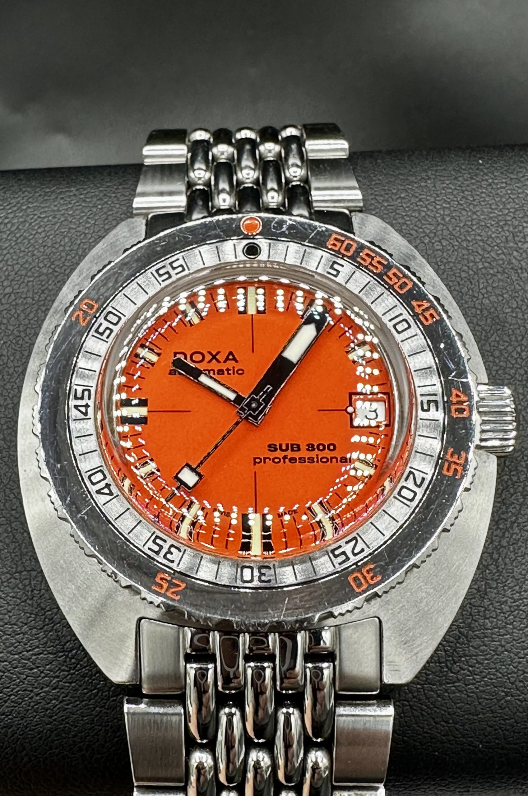 DOXA SUB 300 Professional Orange Dial 42.5mm SWISS AUTOMATIC 300m Diver ...