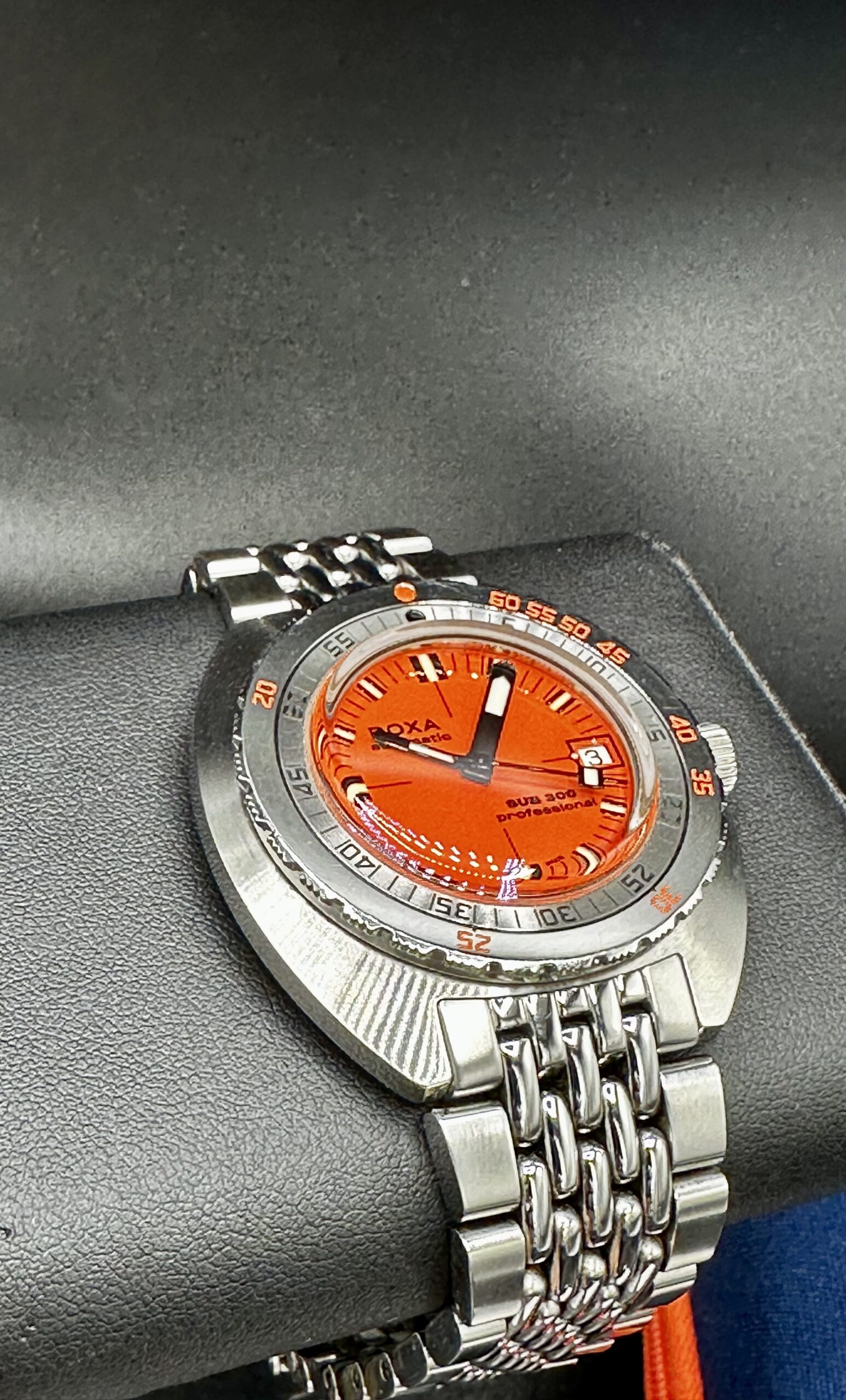 DOXA SUB 300 Professional Orange Dial 42.5mm SWISS AUTOMATIC 300m Diver ...