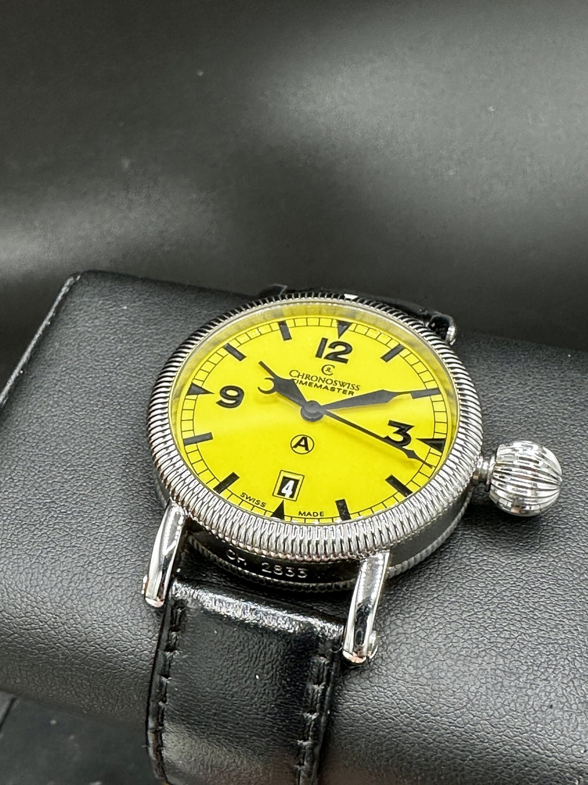 ORIGINAL CHRONOSWISS TIMEMASTER CH 2833 YE SWISS AUTOMATIC 40MM YELLOW ...