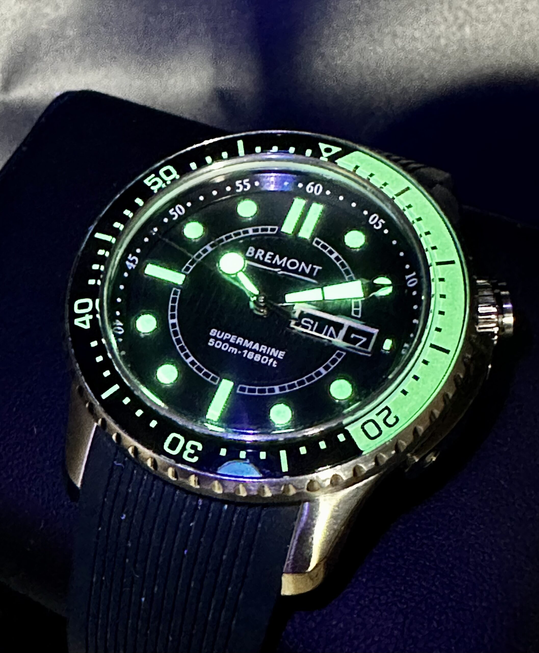 Bremont Supermarine S500 Swiss CoSC Automatic 43mm Stainless Steel 500m ...