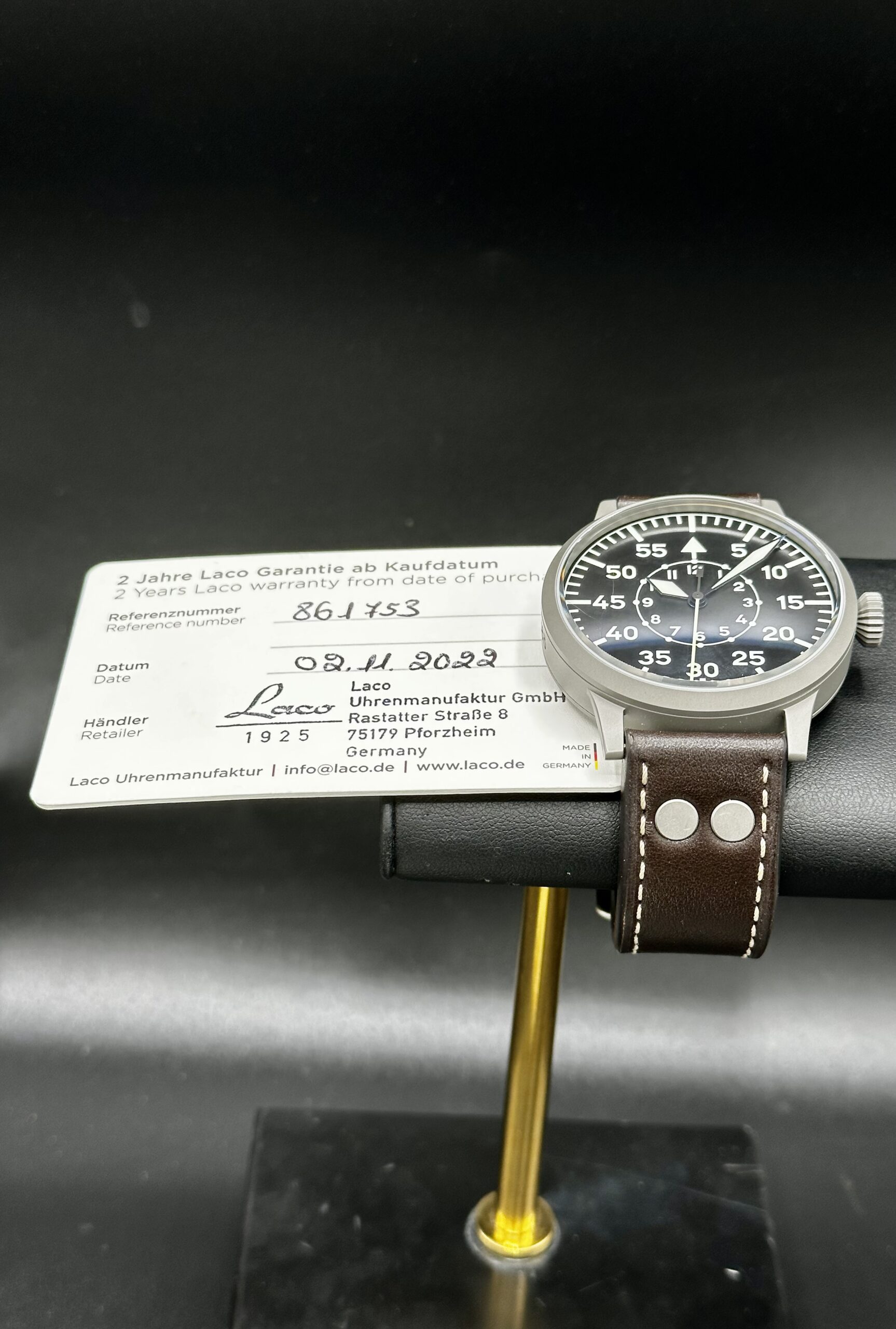 LACO 1925 FRIEDRICHSHAFEN ORIGINAL 200 45MM SWISS AUTOMATIC PILOT WATCH ...