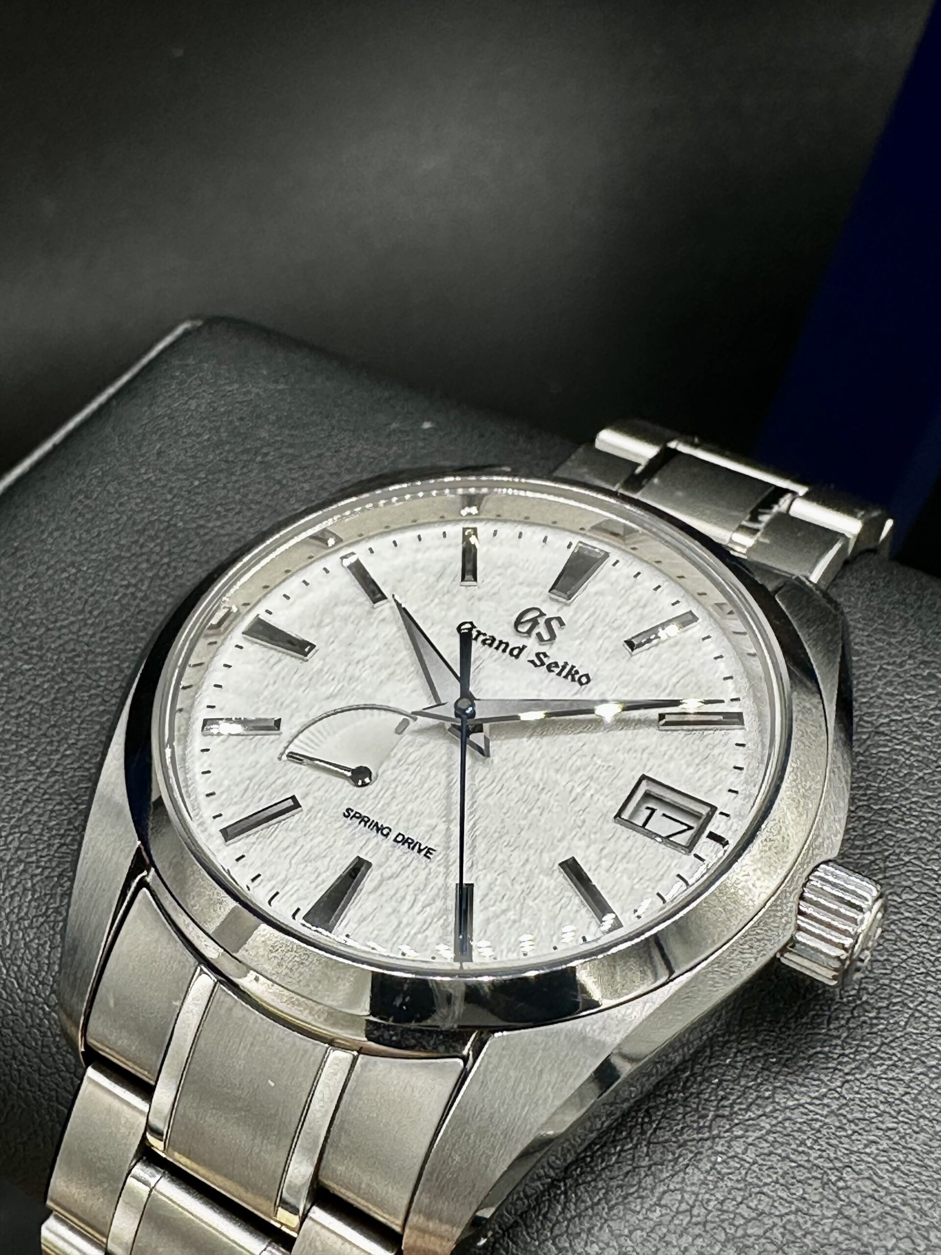 GRAND SEIKO SPRING DRIVE SNOWFLAKE SBGA211 41MM JAPAN TITANIUM 72 HOUR ...