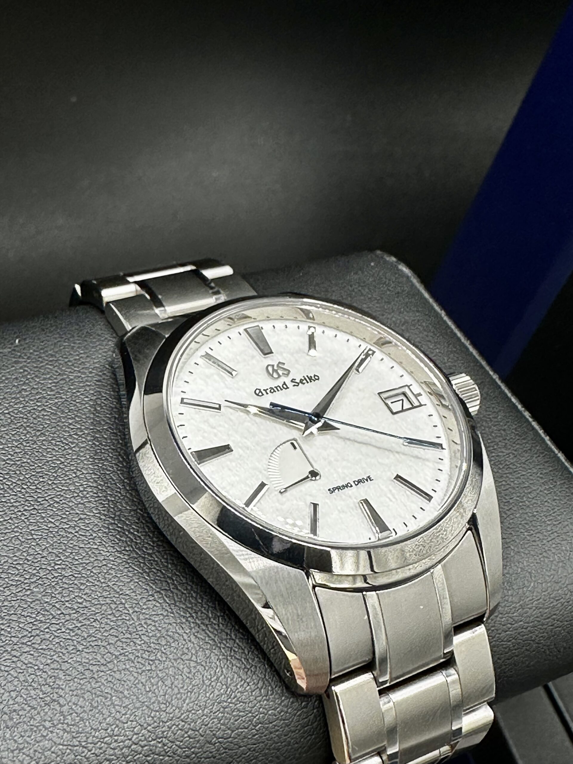 GRAND SEIKO SPRING DRIVE SNOWFLAKE SBGA211 41MM JAPAN TITANIUM 72 HOUR ...