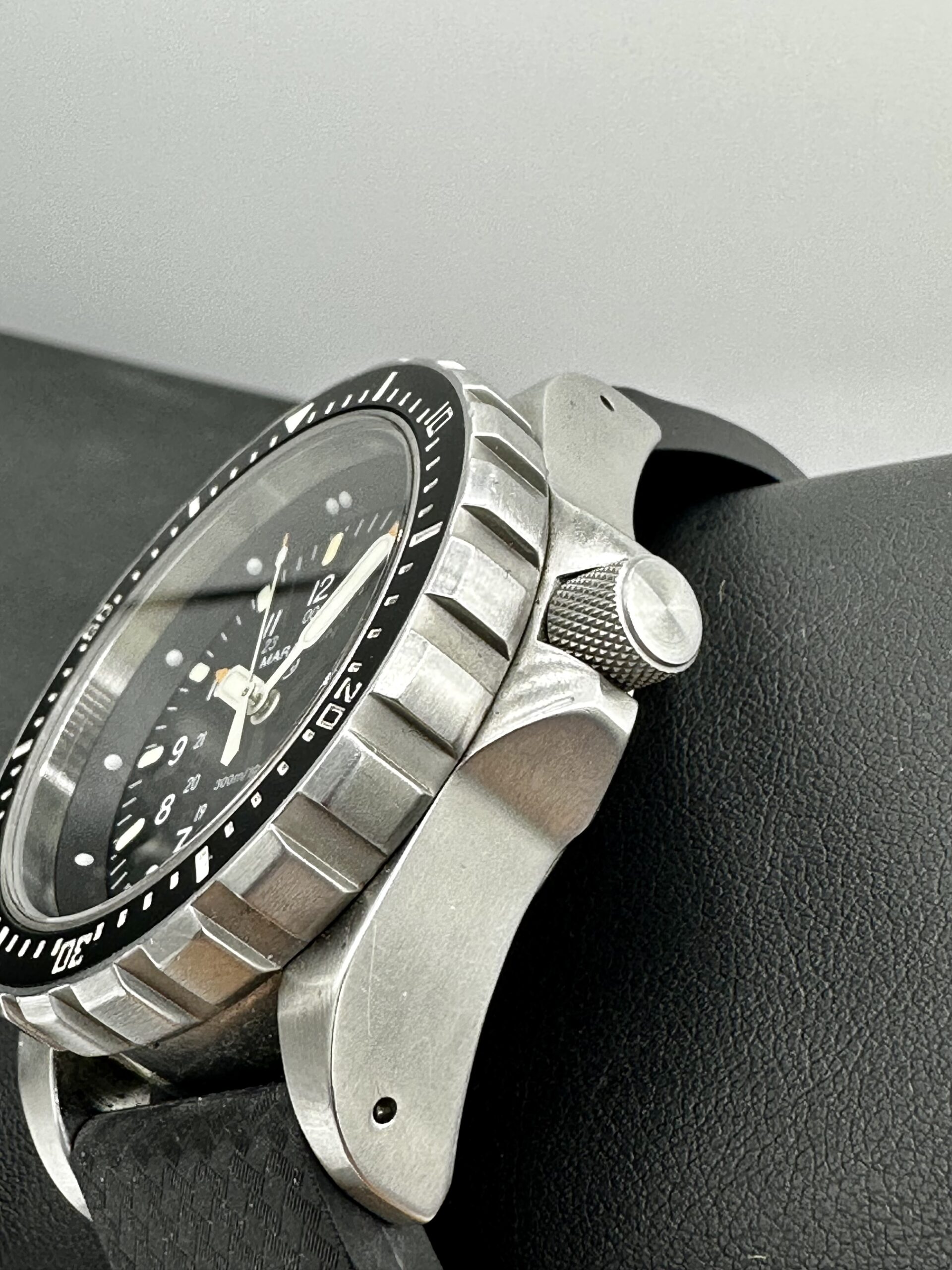 Marathon JSAR 46mm Jumbo Diver Black Dial Swiss Quartz Movement 300m ...