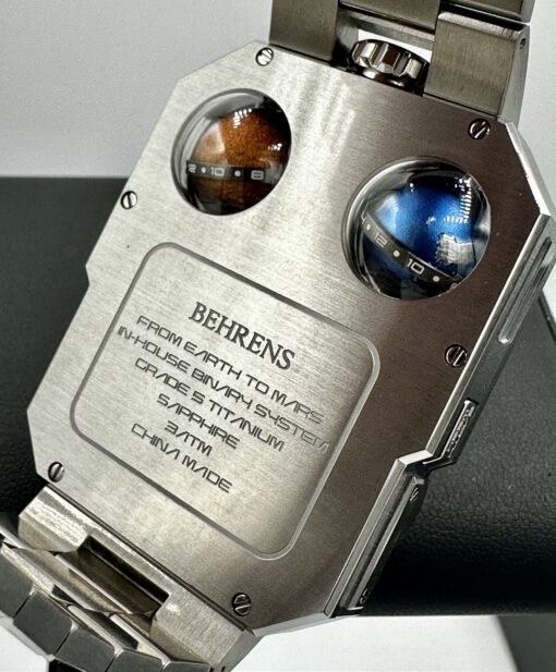 Behrens MARS Project One B025 Dual Time Zone Earth Mars Limited Edition ...