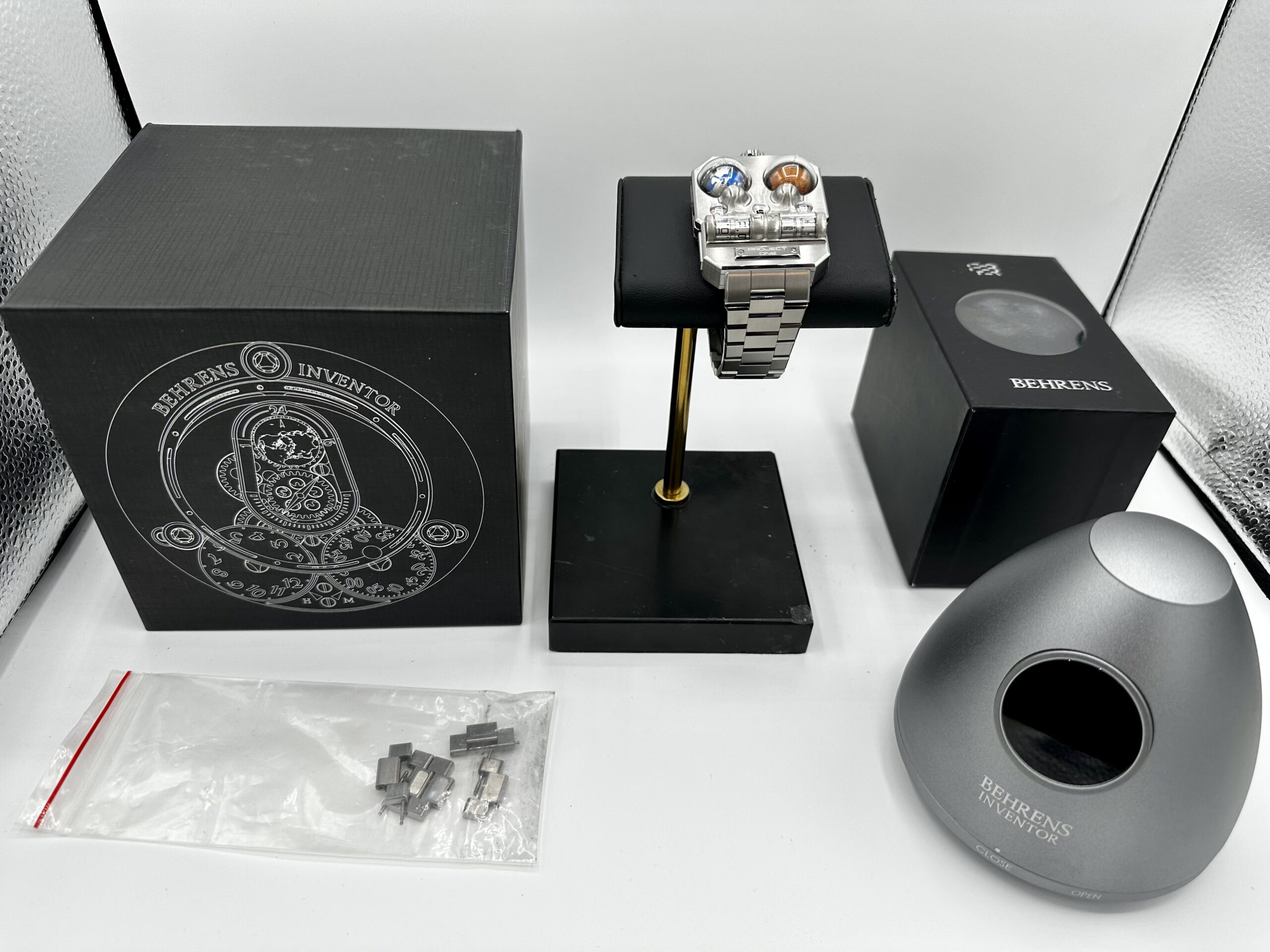 Behrens MARS Project One B025 Dual Time Zone Earth Mars Limited Edition ...