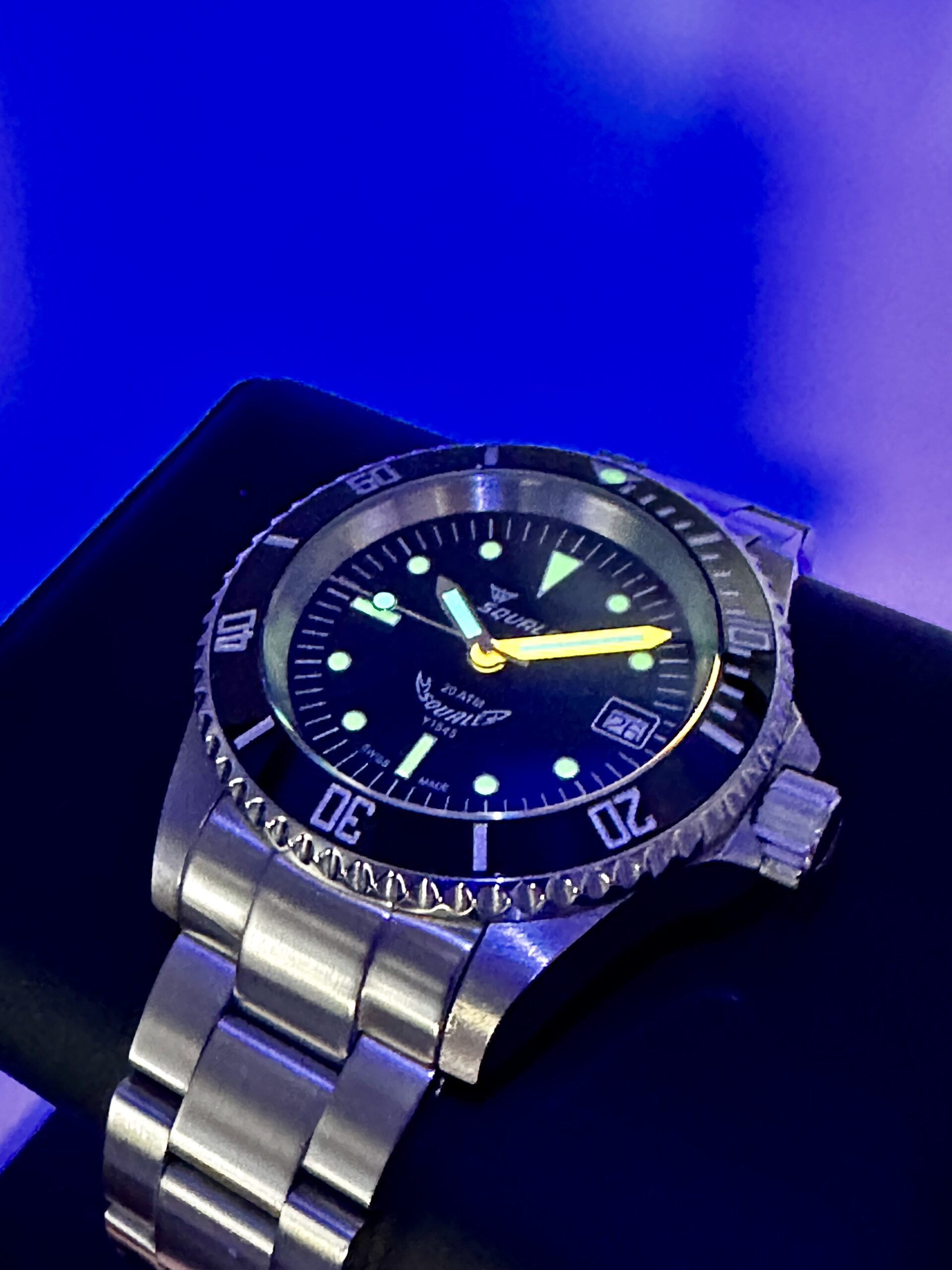 Squale 20 Atmos Ferrovia Ceramic MK 2 Swiss Automatic 200m Diver 40mm ...