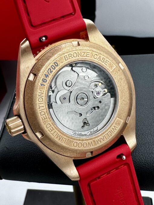 William Wood London Valiant Bronze Ruby Firefighter Edition 41mm ...