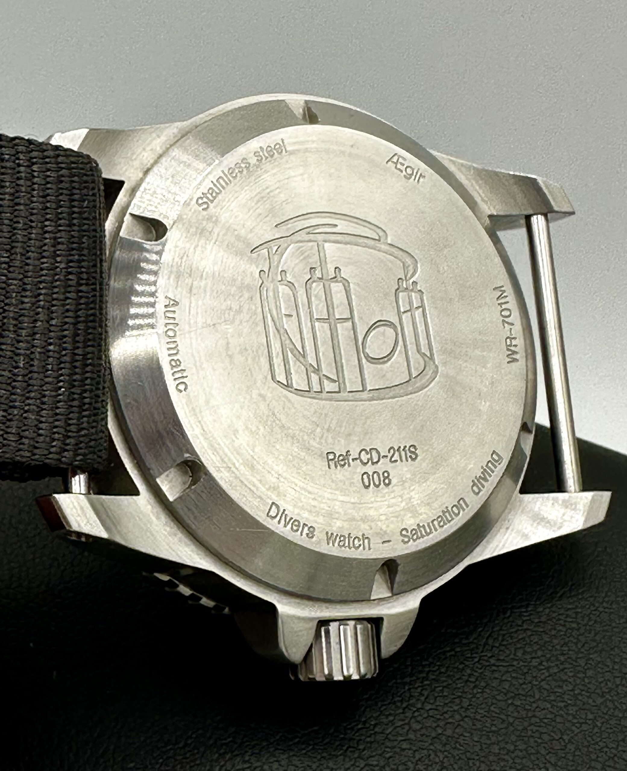 AEGIR CD-2 CONCEPT DIVER DIAL 701M BLACK SWISS AUTOMATIC DIVER 42MM ...