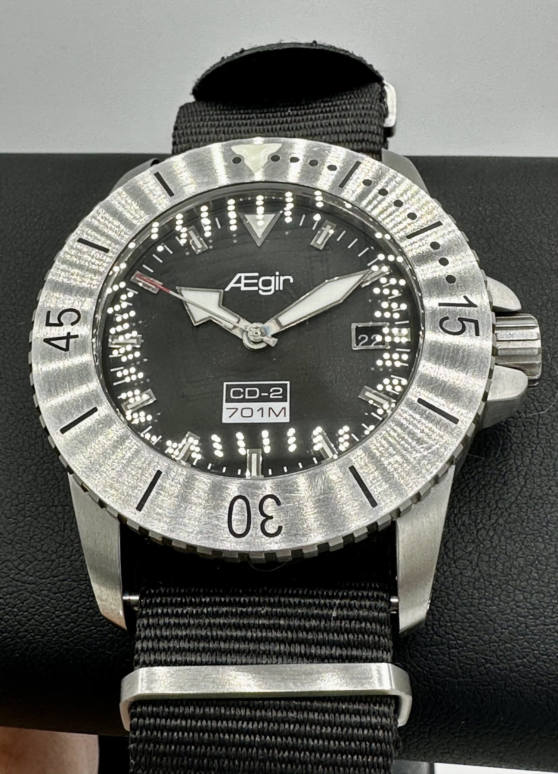 AEGIR CD-2 CONCEPT DIVER DIAL 701M BLACK SWISS AUTOMATIC DIVER 42MM ...