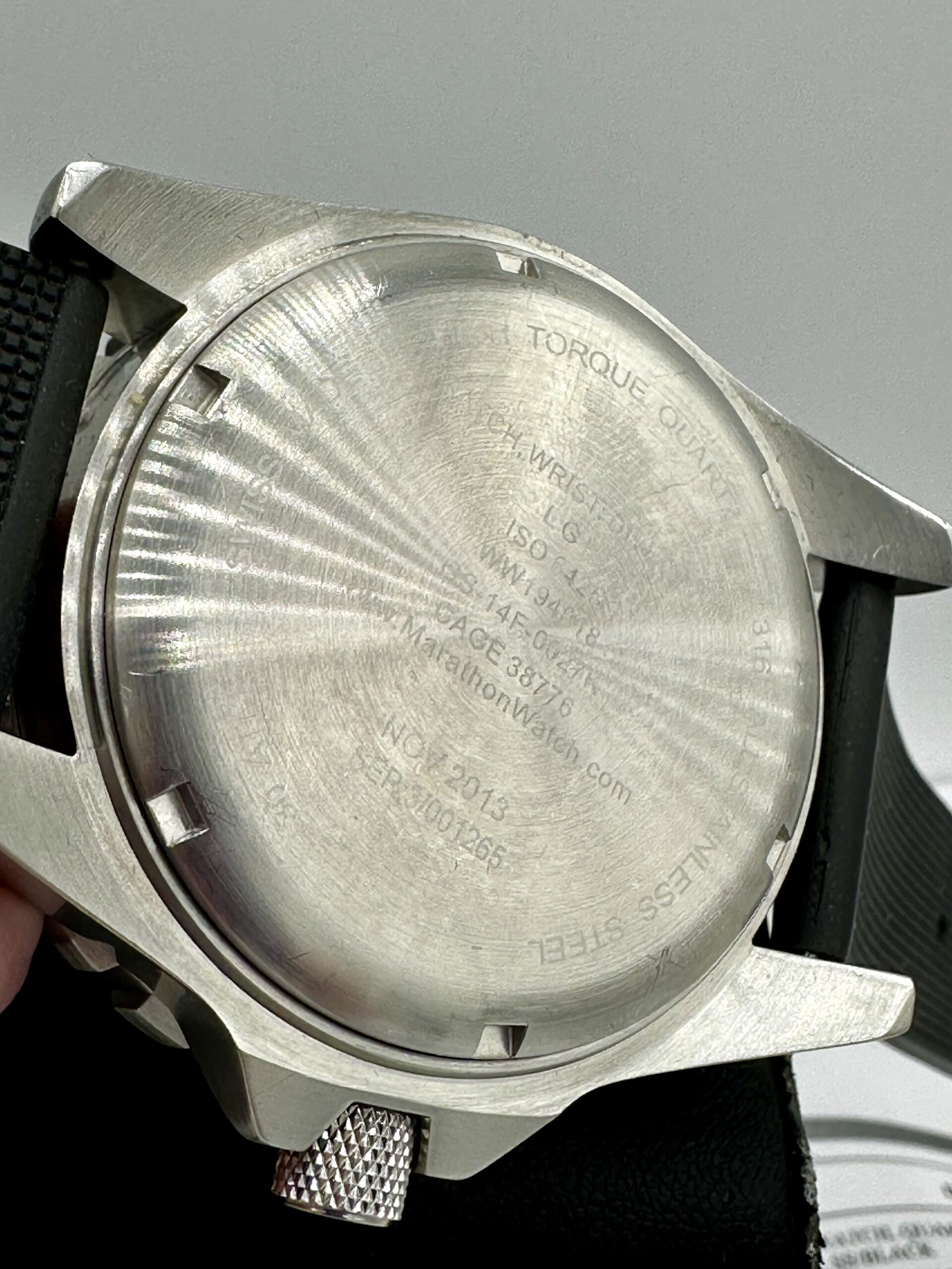 Marathon JSAR 46mm Jumbo Diver Black Dial Swiss Quartz Movement 300m ...