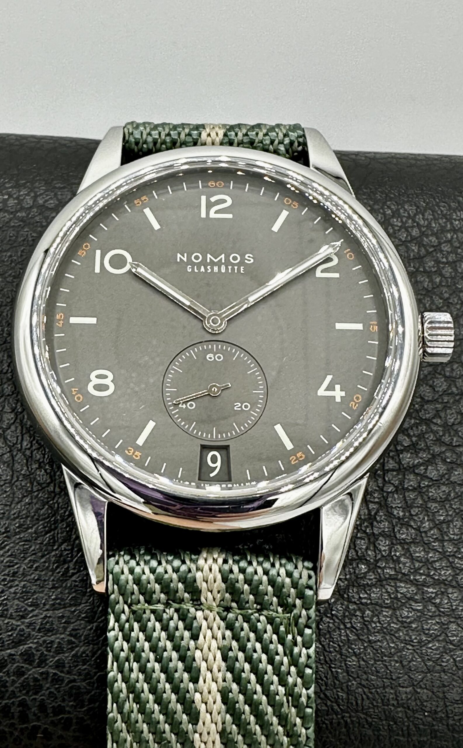 NOMOS GLASHUTTE CLUB AUTOMAT DATUM 41.5mm Automatic Brown Dial Complete ...