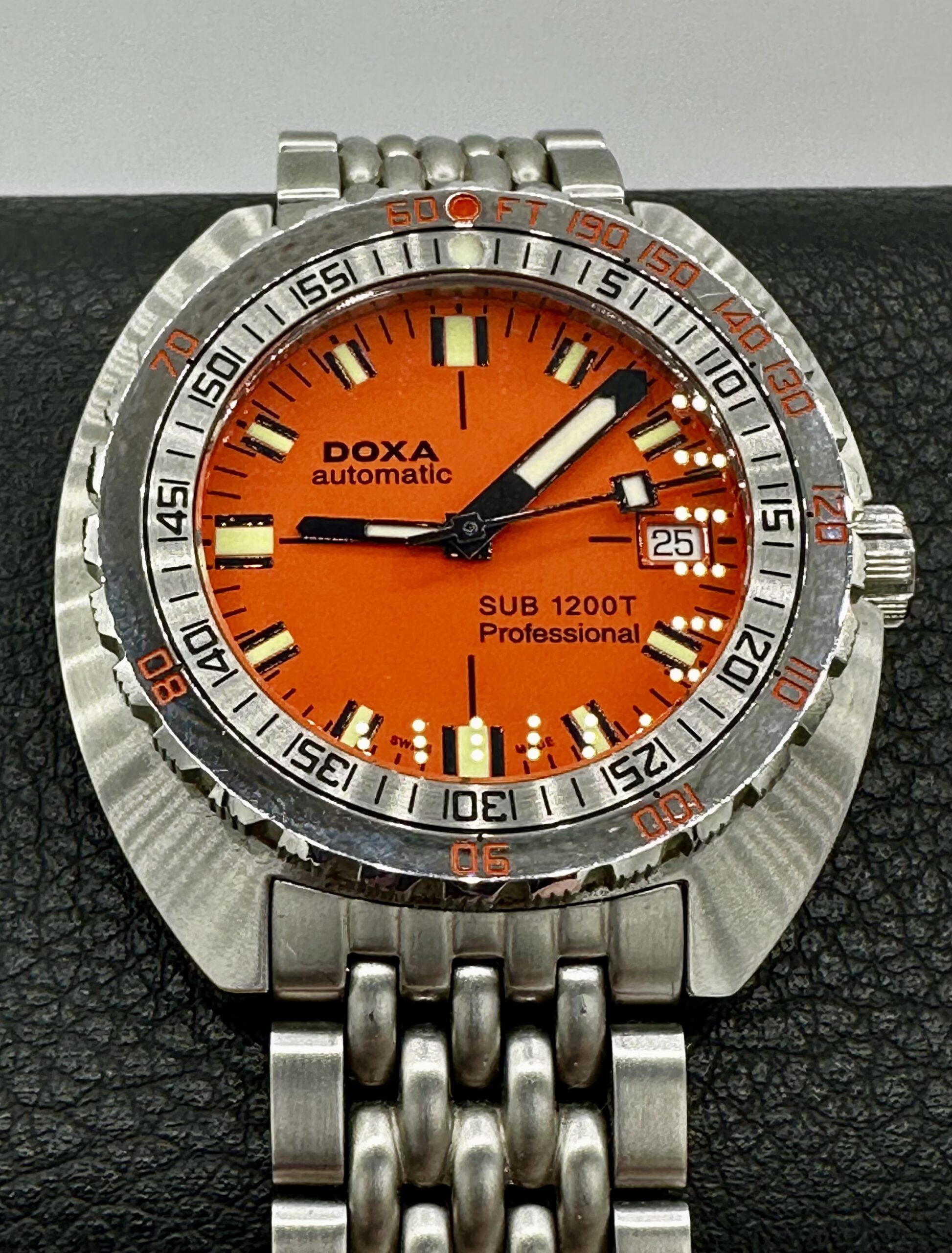 DOXA SUB 1200t PROFESSIONAL Limited Edition Orange Dial 43mm SWISS ...