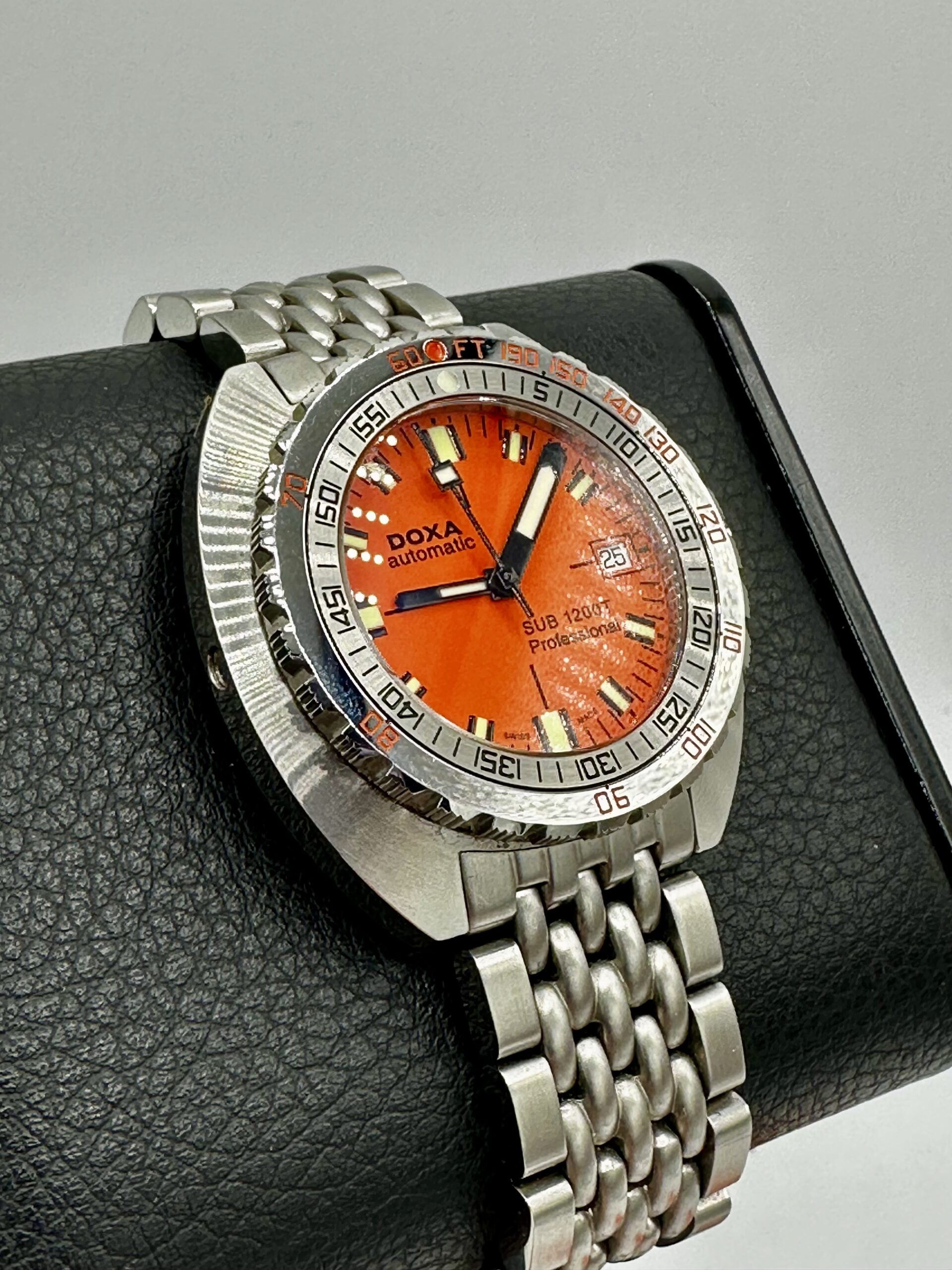 DOXA SUB 1200t PROFESSIONAL Limited Edition Orange Dial 43mm SWISS ...