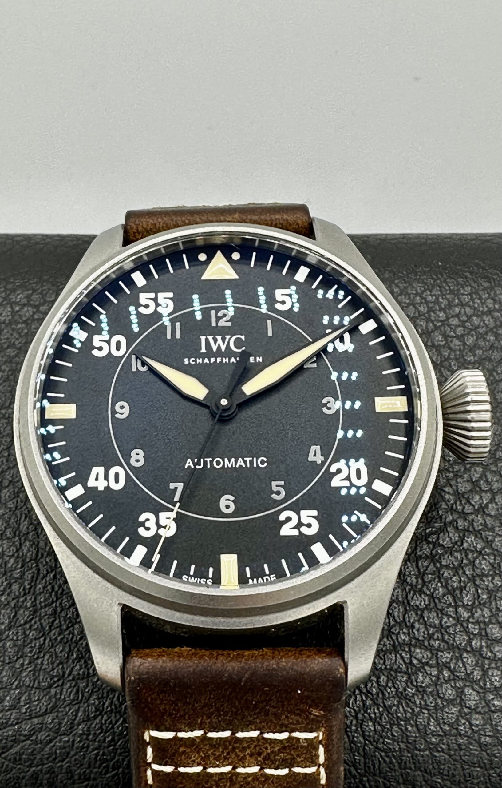 IWC Big Pilot’s Watch 43 Spitfire IW329701 Titanium 3297-01 43mm Warr ...
