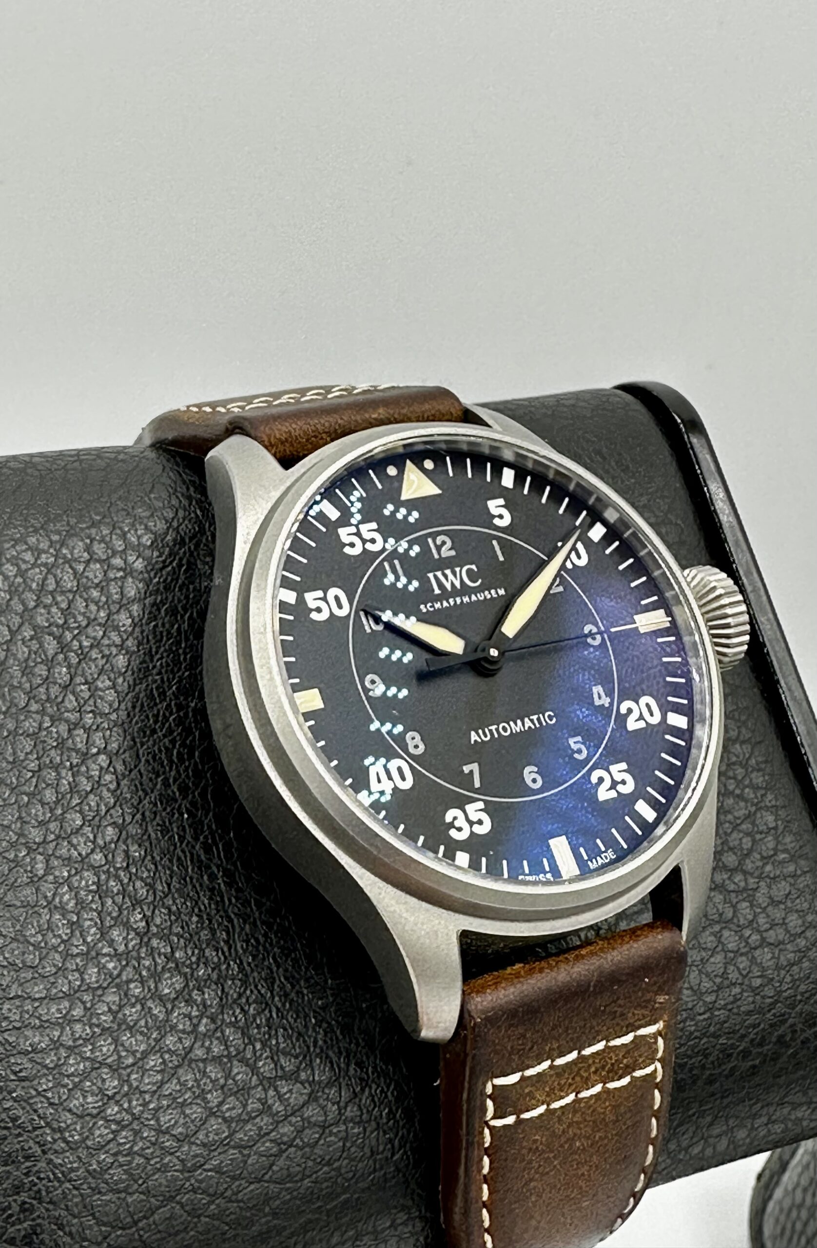 IWC Big Pilot’s Watch 43 Spitfire IW329701 Titanium 3297-01 43mm Warr ...