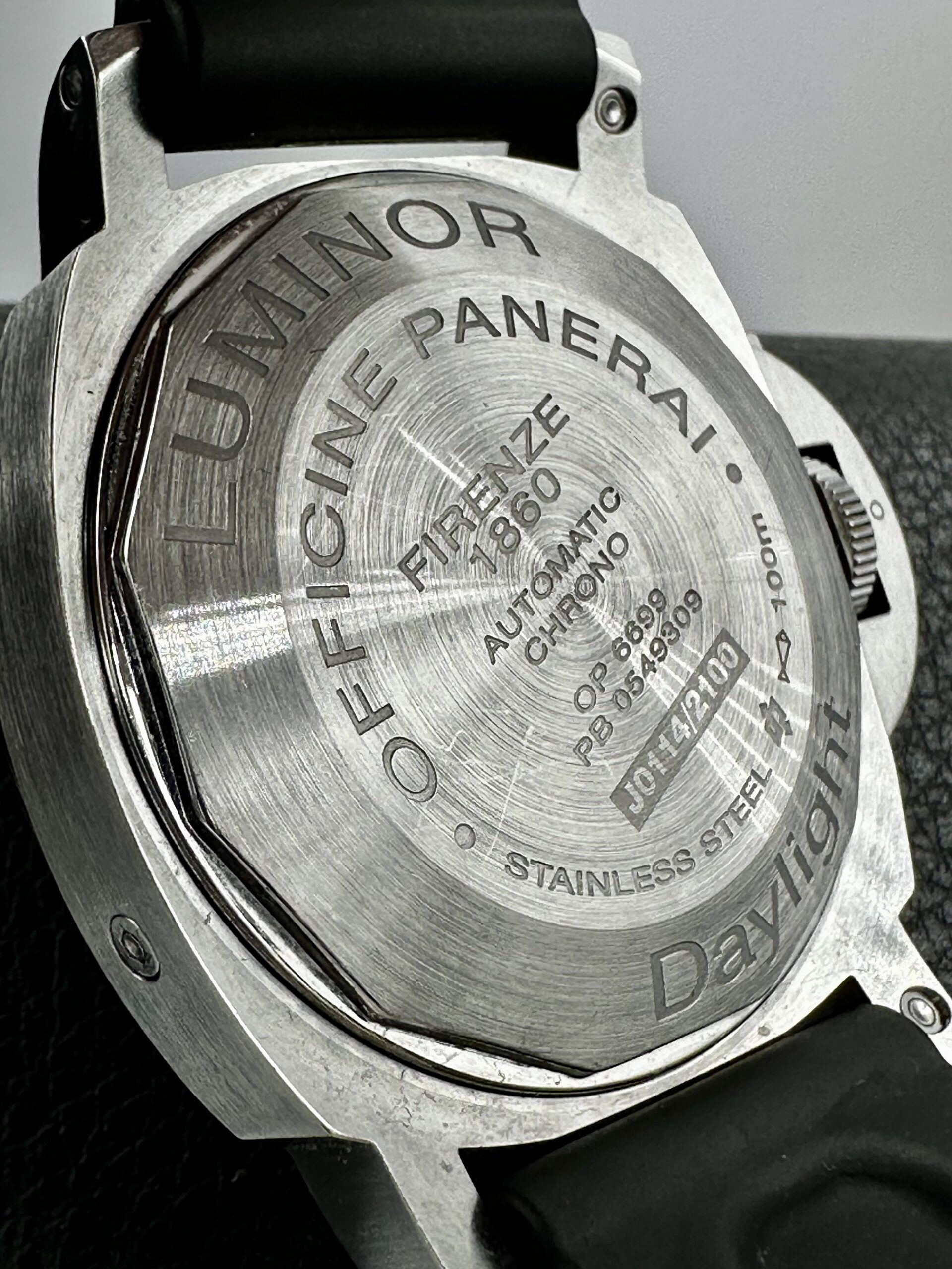 PANERAI LUMINOR DAYLIGHT Chrono PAM00250 44MM SWISS Automatic Movement ...