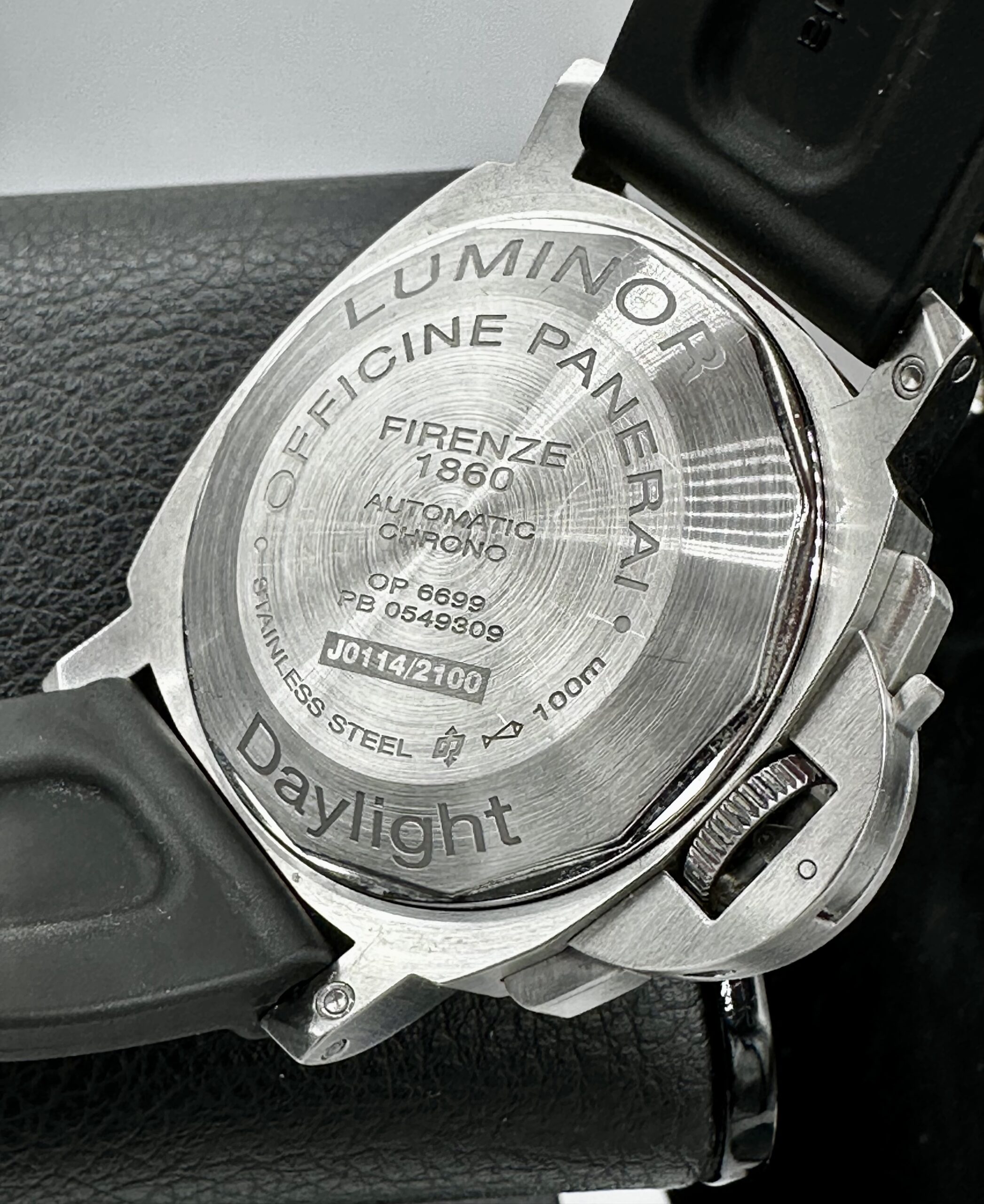 PANERAI LUMINOR DAYLIGHT Chrono PAM00250 44MM SWISS Automatic Movement ...