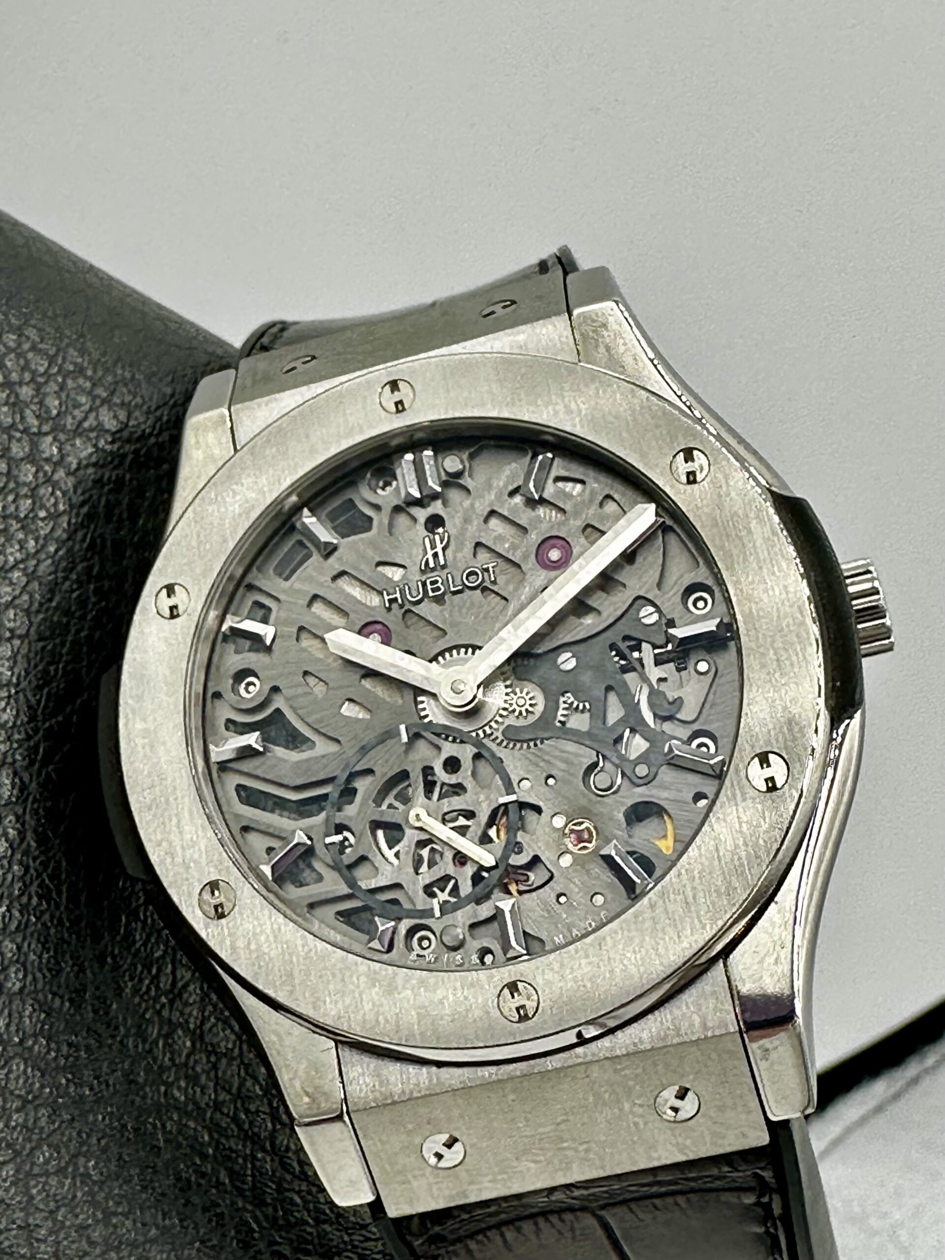 Hublot Classic Fusion Ultra Thin Skeleton Swiss Manual Wind 545.NX.0170 ...