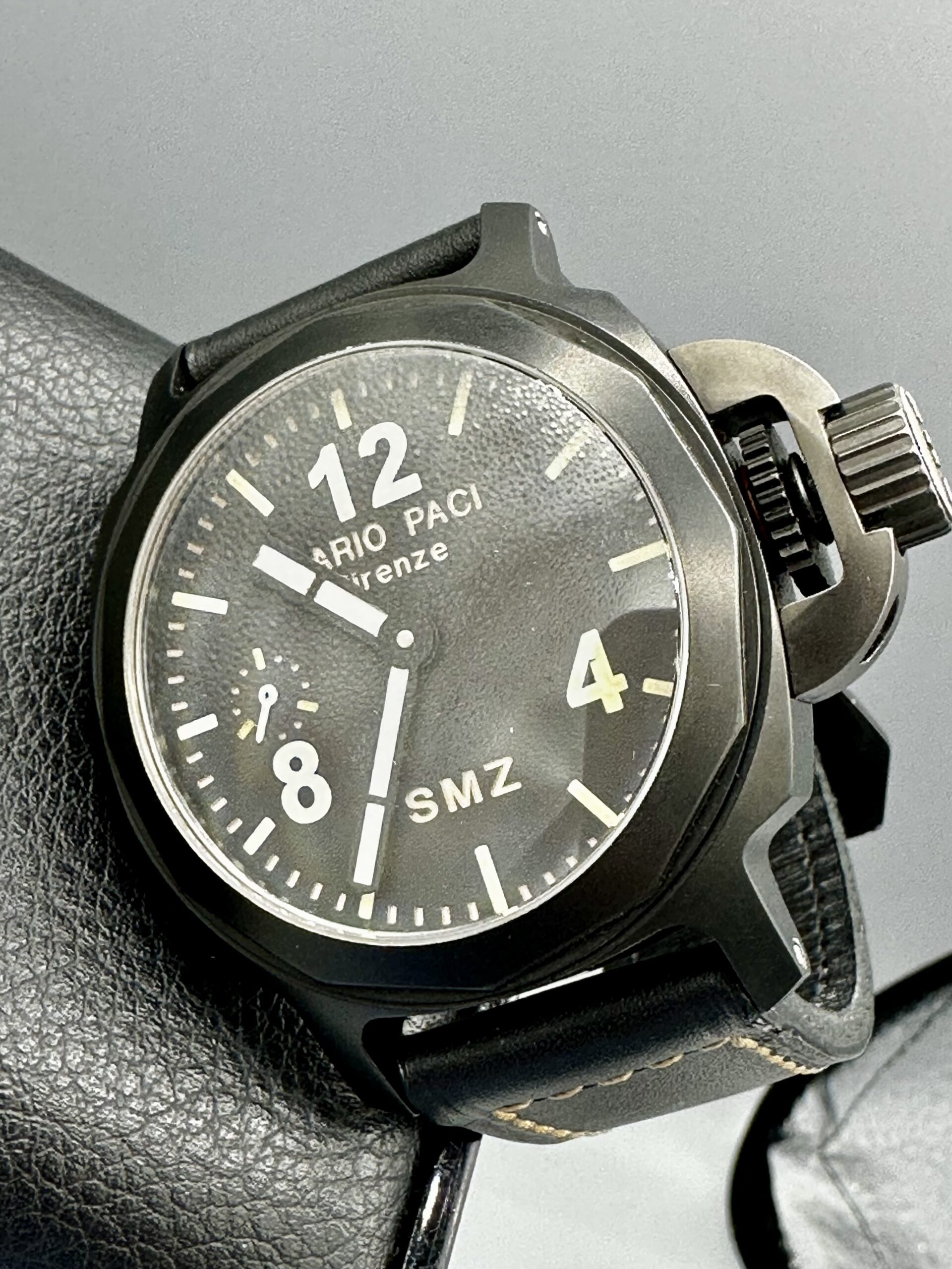 MARIO PACI SMZ Black PVD Limited Edition RARE #001 Swiss Movement Made ...