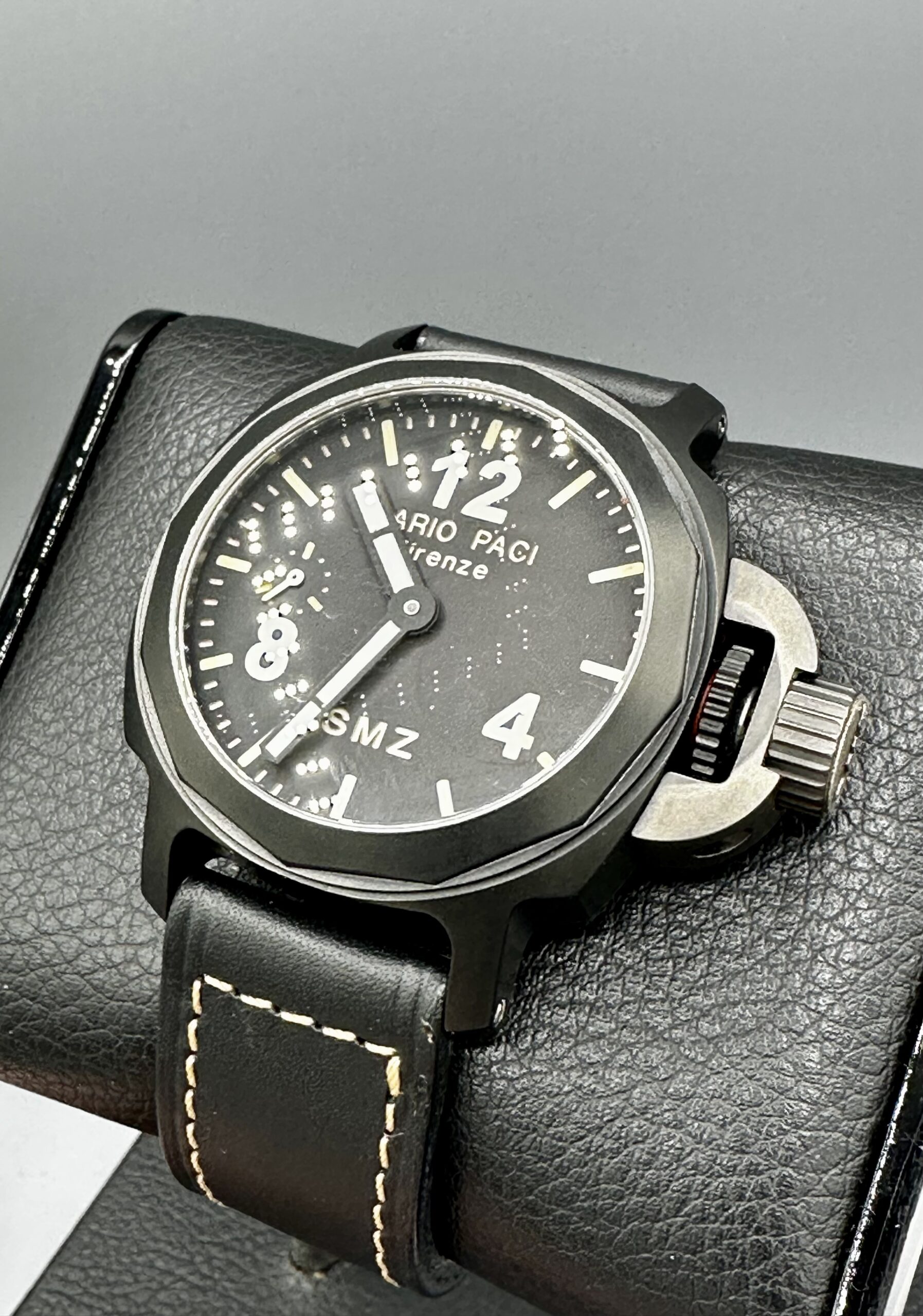 MARIO PACI SMZ Black PVD Limited Edition RARE #001 Swiss Movement Made ...