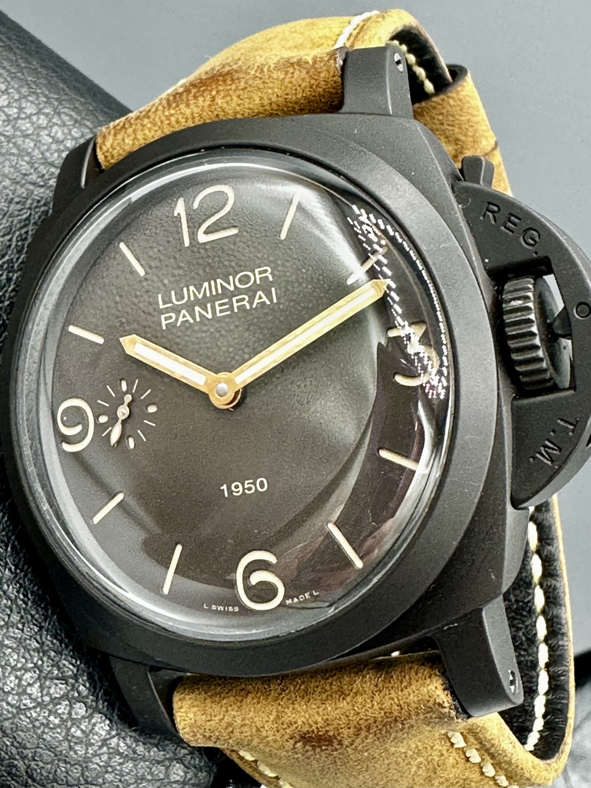 PANERAI LUMINOR 1950 3 DAYS COMPOSITE SPECIAL EDITION 47mm PAM00375 ...