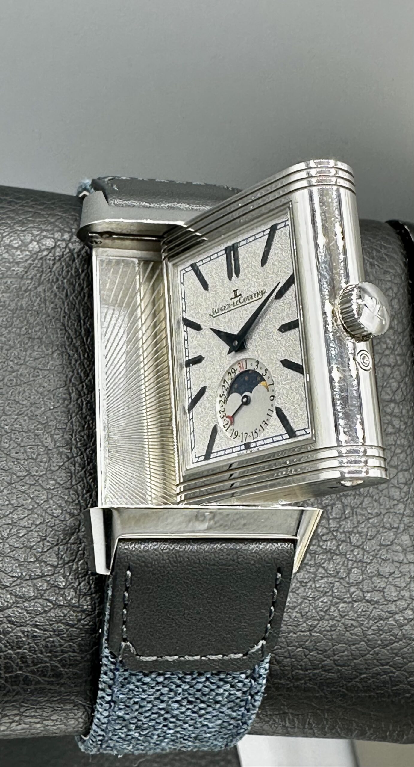 JLC Jaeger-LeCoultre Reverso Tribute Moon Q3958420 Day Night GMT Moon ...