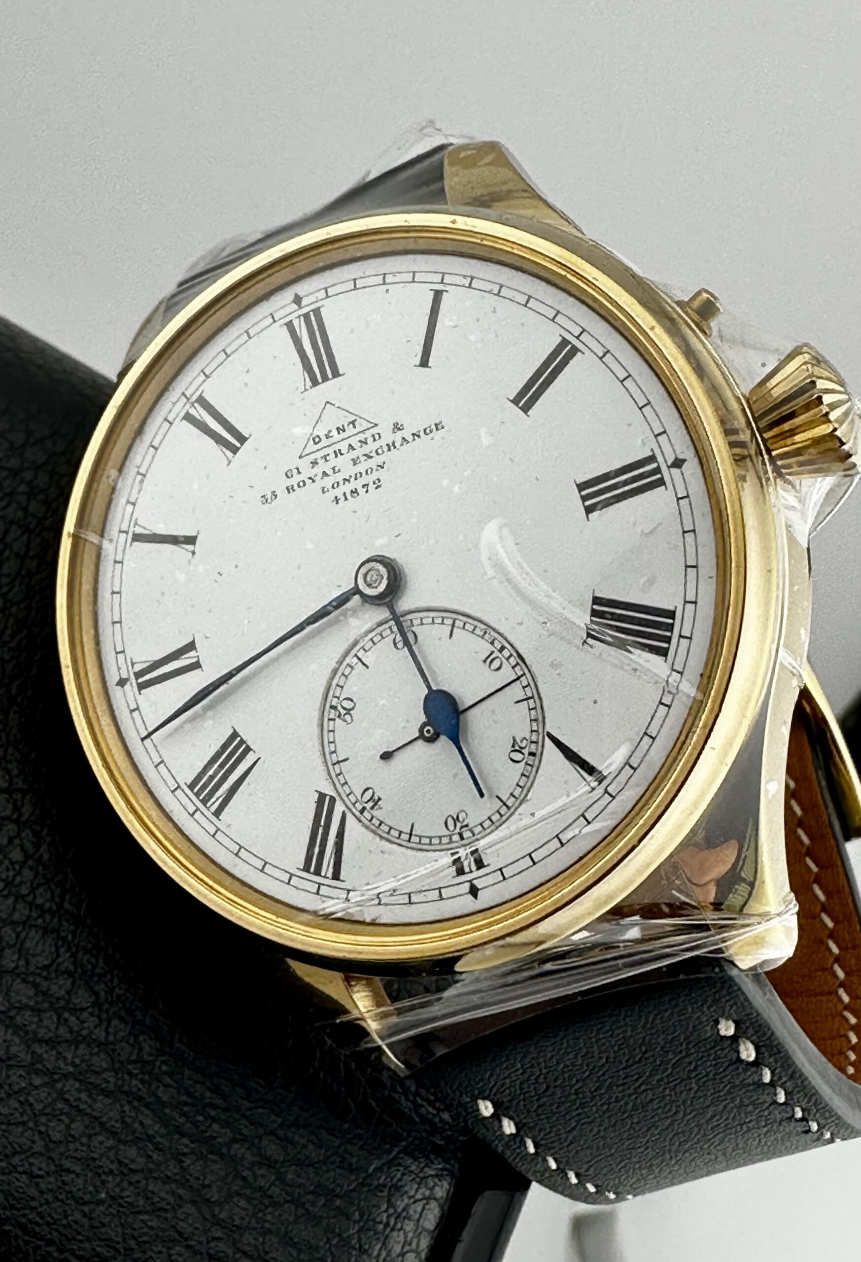 DENT & CO WATCHMAKER TO THE QUEEN LONDON PORCELAIN DIAL CIRCA 1800’S ...