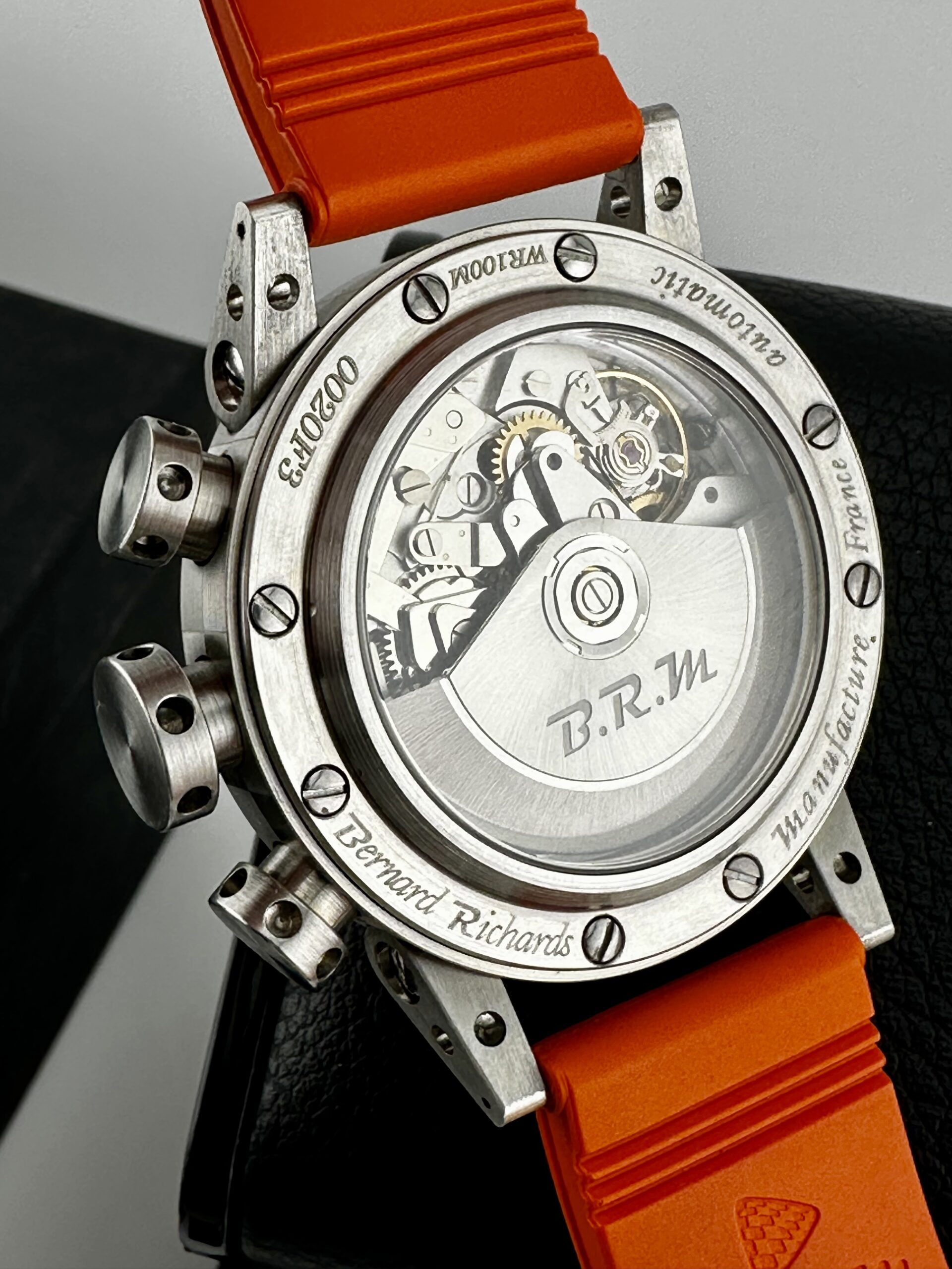 B.R.M BRM V8-44 CAMPIONE Swiss Valjoux 7753 Automatic 44mm Checkered ...