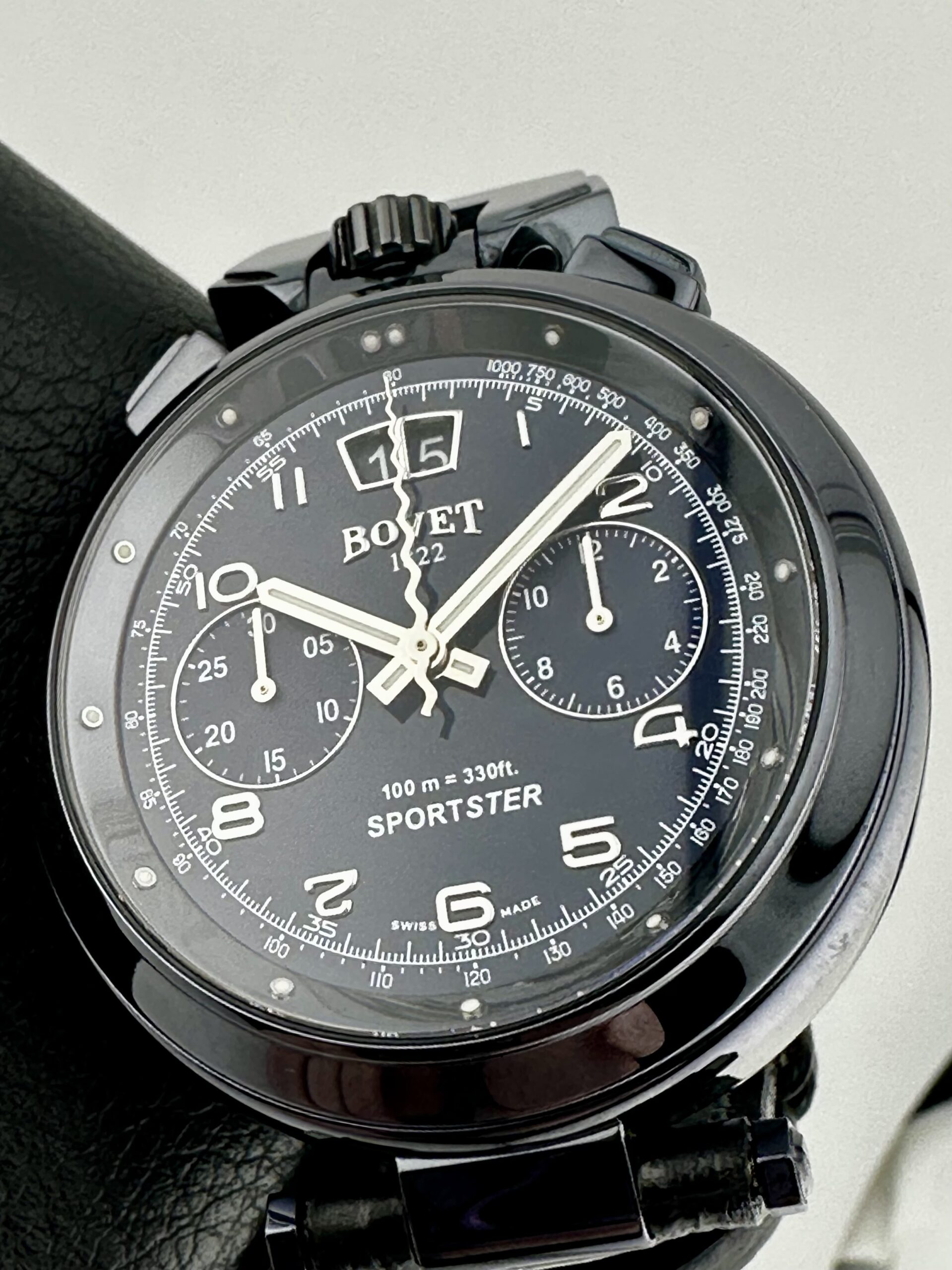 Bovet Sportster SP0336 Blue PVD Steel Limited Edition BRAND NEW Blue ...