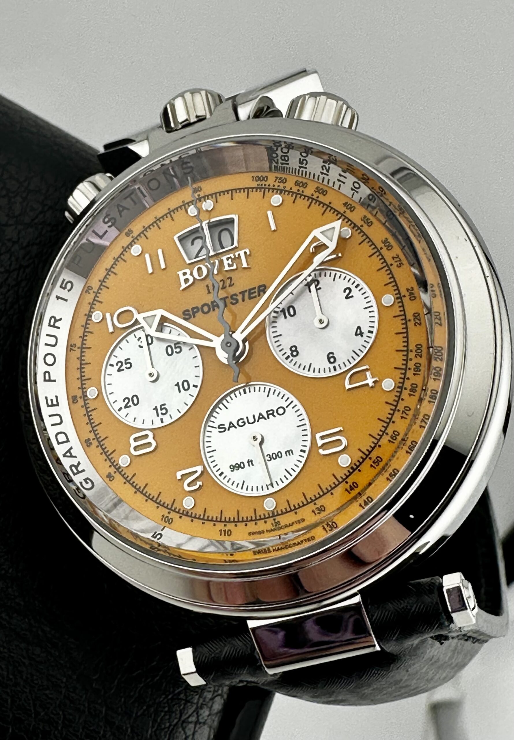 BOVET Sporster Saguaro 46 SP0480 Orange Lacquered Dial BRAND NEW ...
