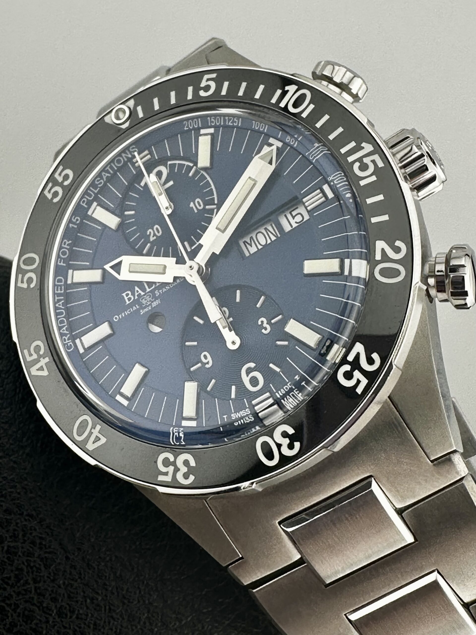 BALL ROADMASTER RESCUE CHRONOGRAPH Limited Edition 1000 Pieces Blue ...