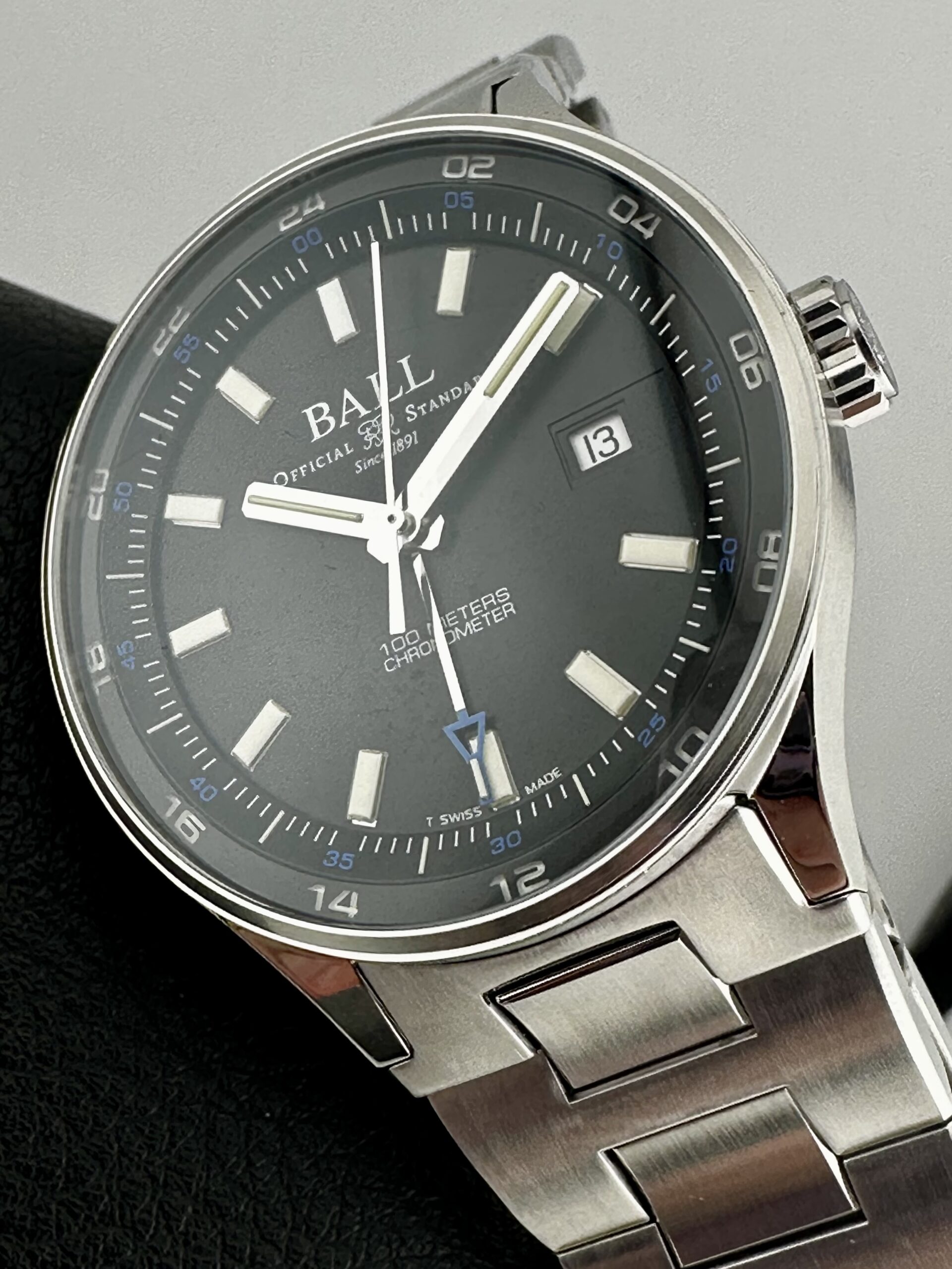 BALL ROADMASTER GMT Limited Edition 1000 Pieces Black 42mm CoSC Swiss ...