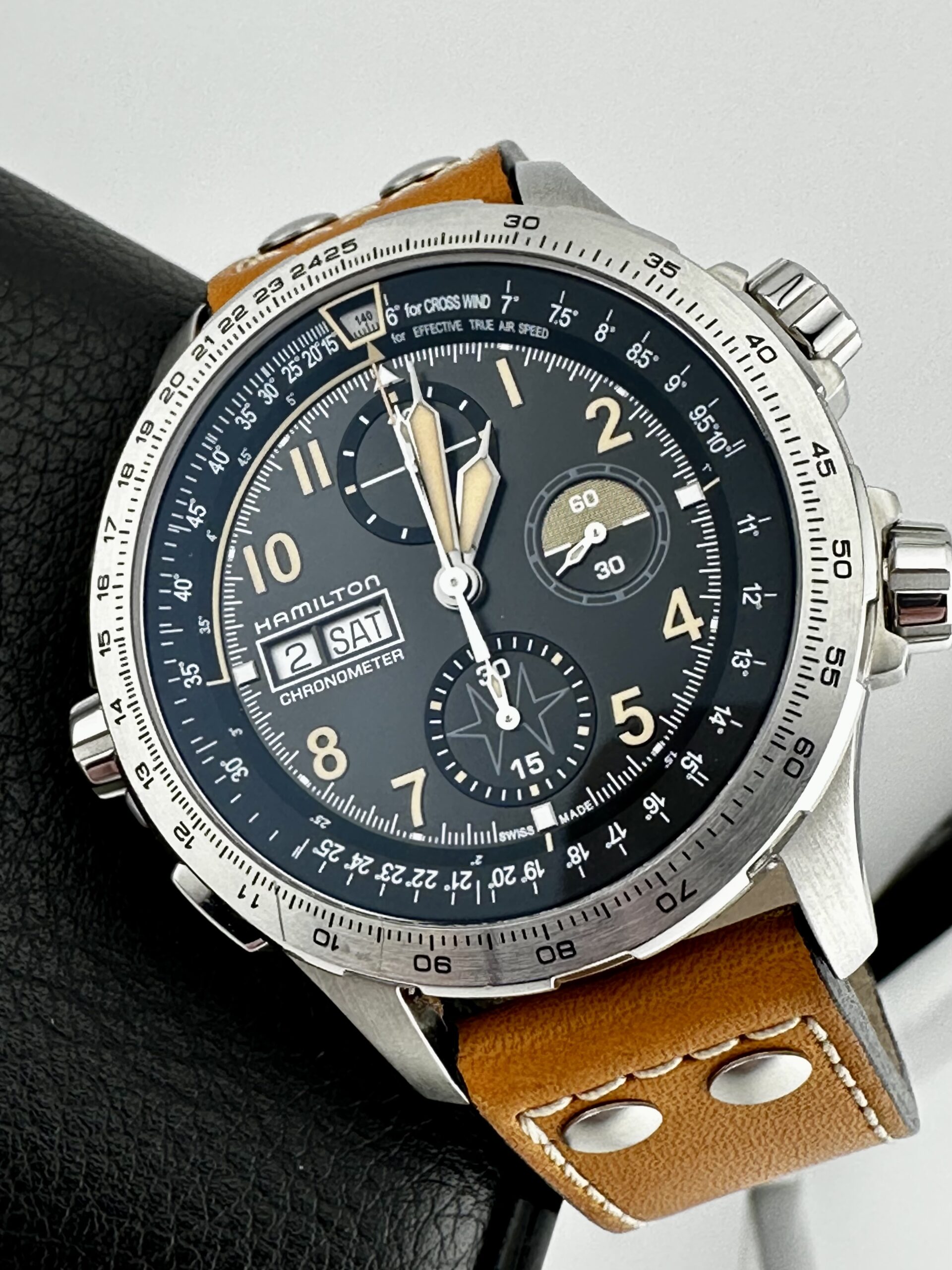 HAMILTON Khaki X-Wind Auto Chrono LIMITED EDITION 100 YEARS OF TIMING ...